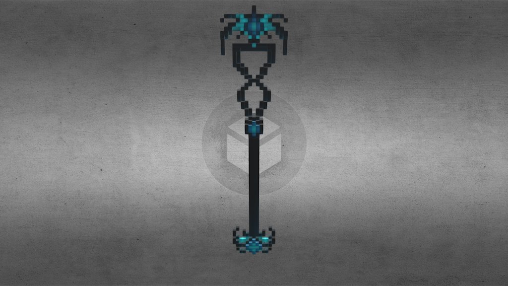 Black Mage Staff - 3D model by Anomaly Artz (@AnomalyAlpha) [f3068b3 ...