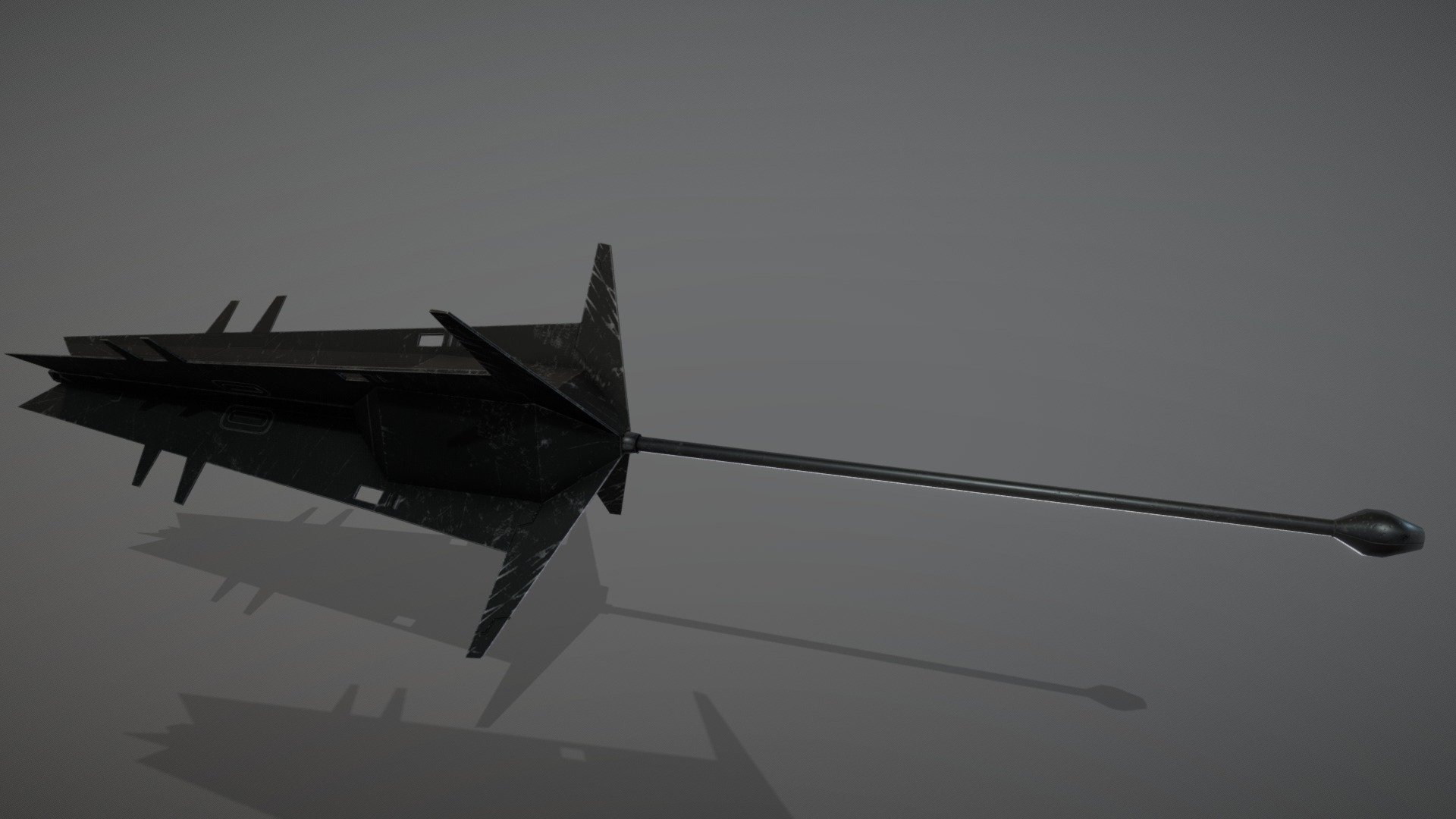 Barbatos Large Mace - 3D model by DennisHNguyen [f306d46] - Sketchfab
