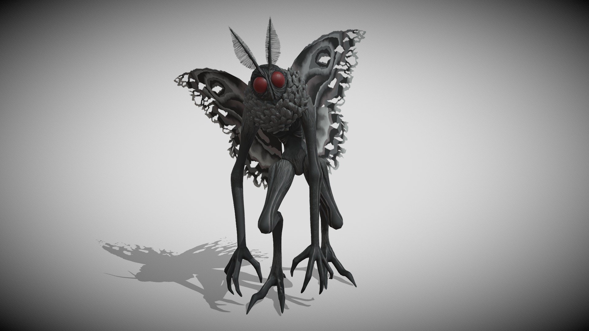Mothman - 3D model by myrthevdmeulen [f306d8e] - Sketchfab