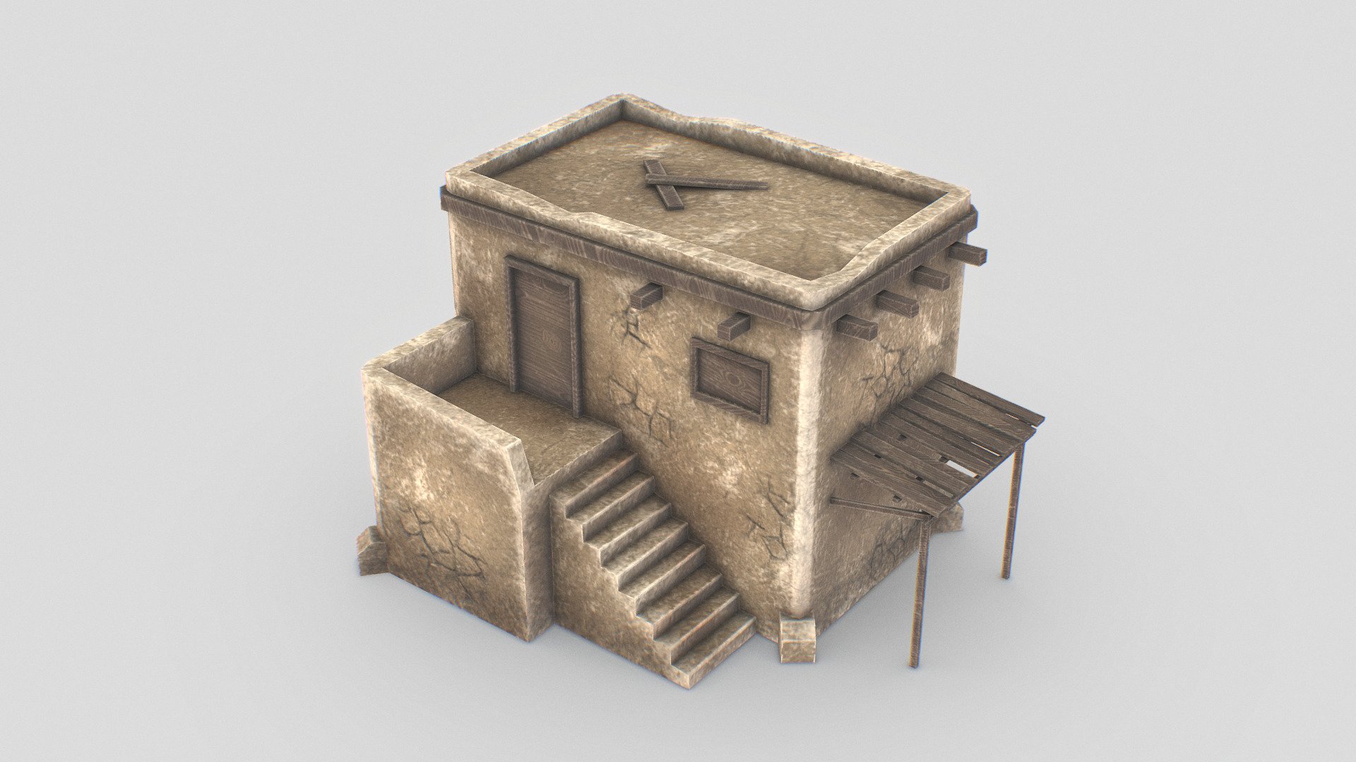 Desert house - Buy Royalty Free 3D model by Anima Z (@Anima-Z) [f307d44 ...