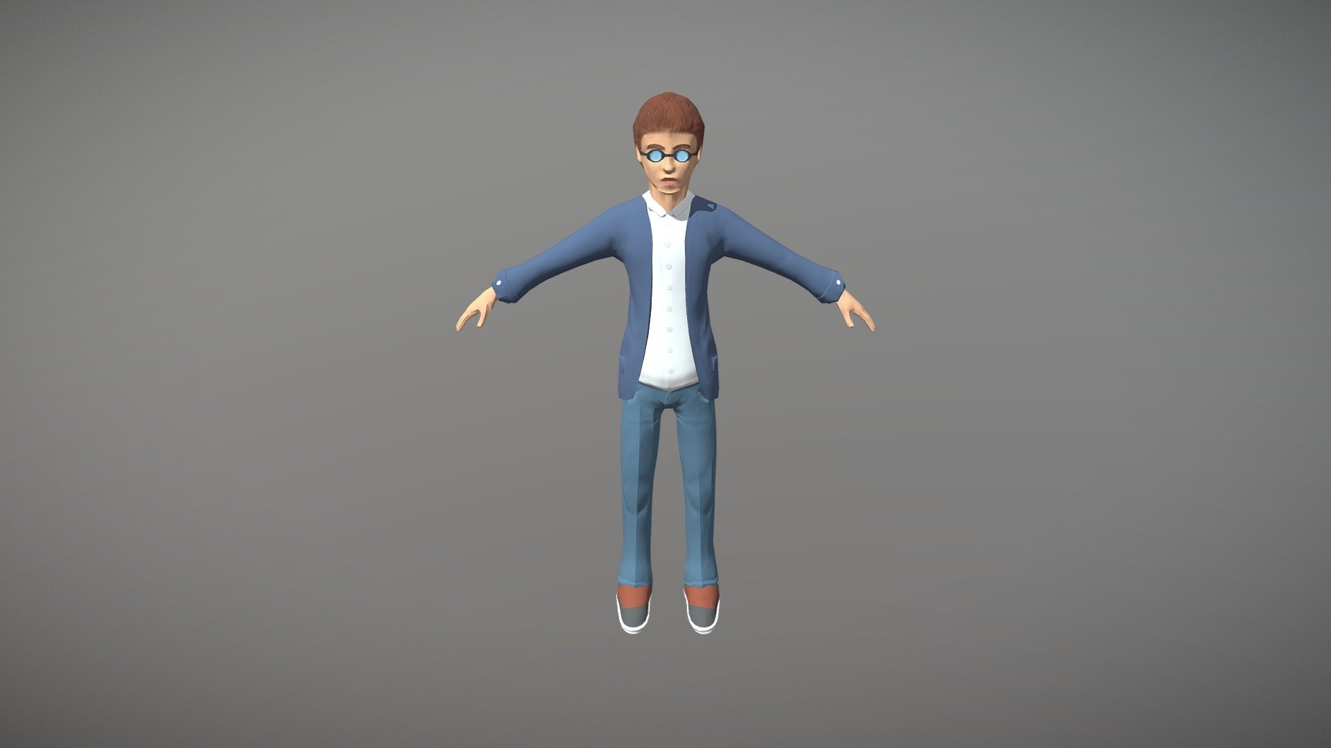 Nerd - prototype for a game - 3D model by PedroFirmus [f307eb4] - Sketchfab