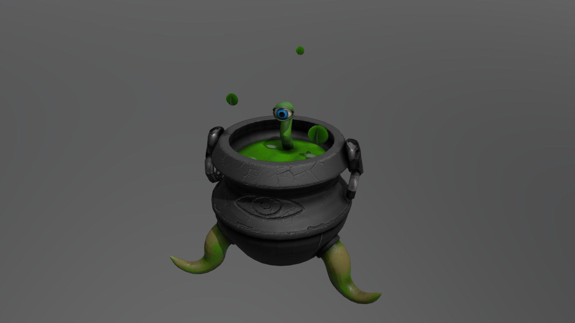 Monster Cauldron - 3D model by JigglyRuff [f30bec1] - Sketchfab