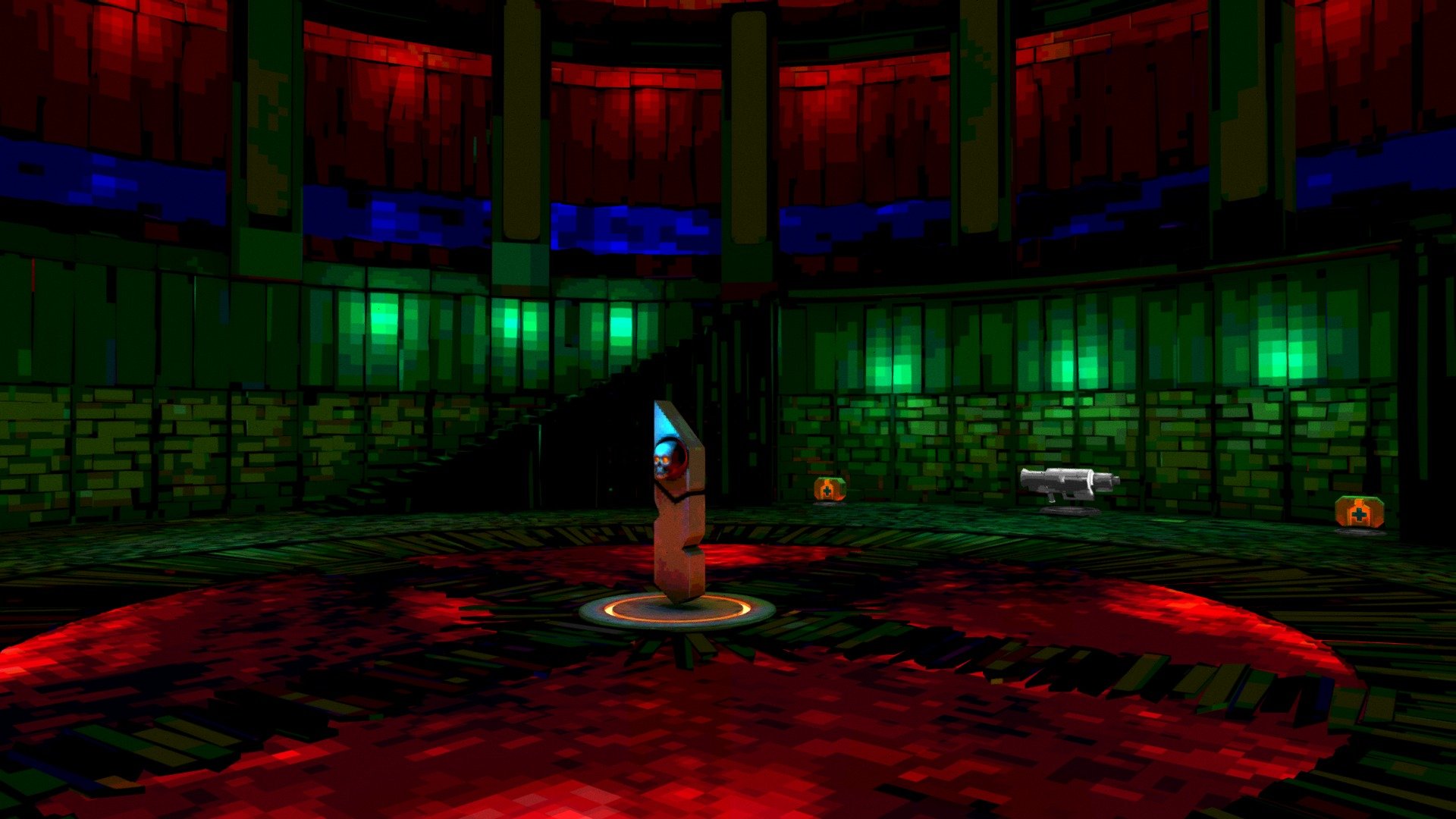 Retro Game Style Background - 3D model by Leandro Nicolas (@LeandroN ...