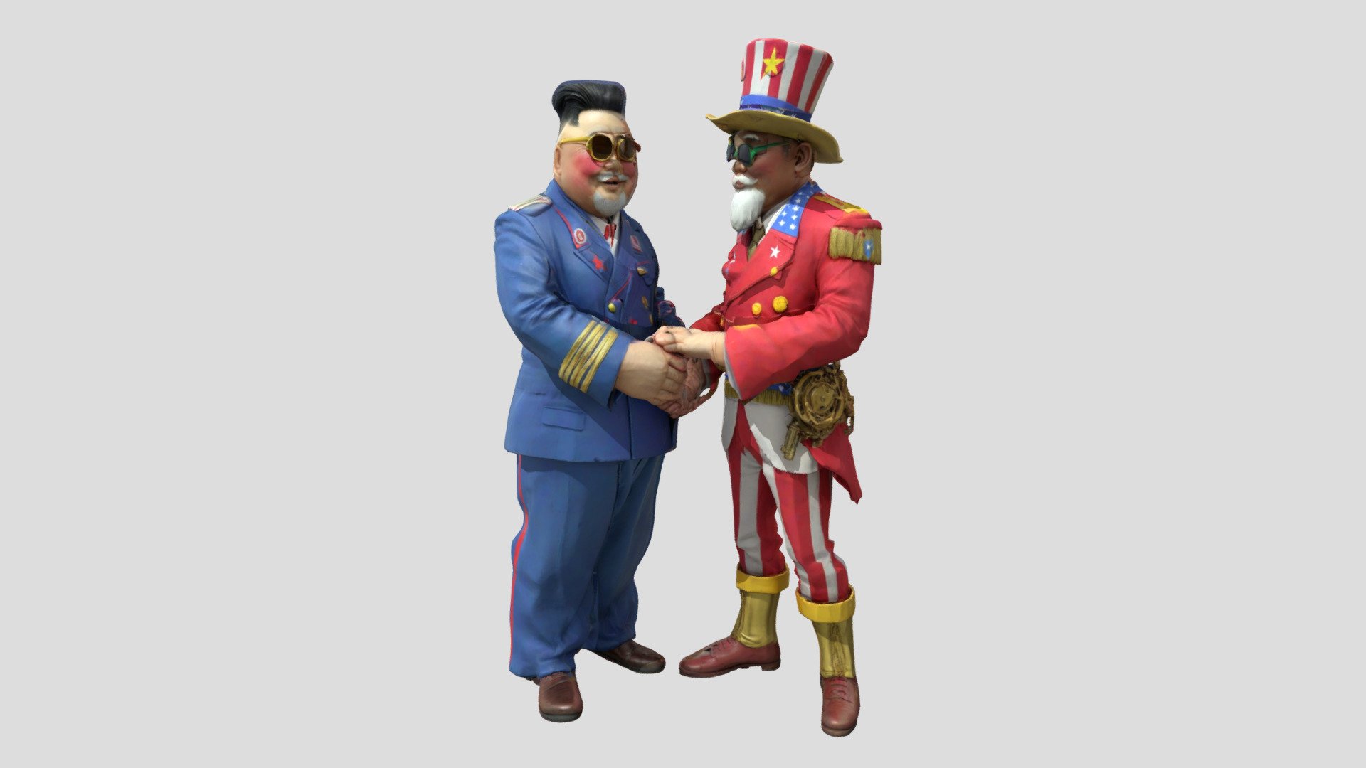 Harmony - statue North Korea DPRK - Download Free 3D model by Brian ...