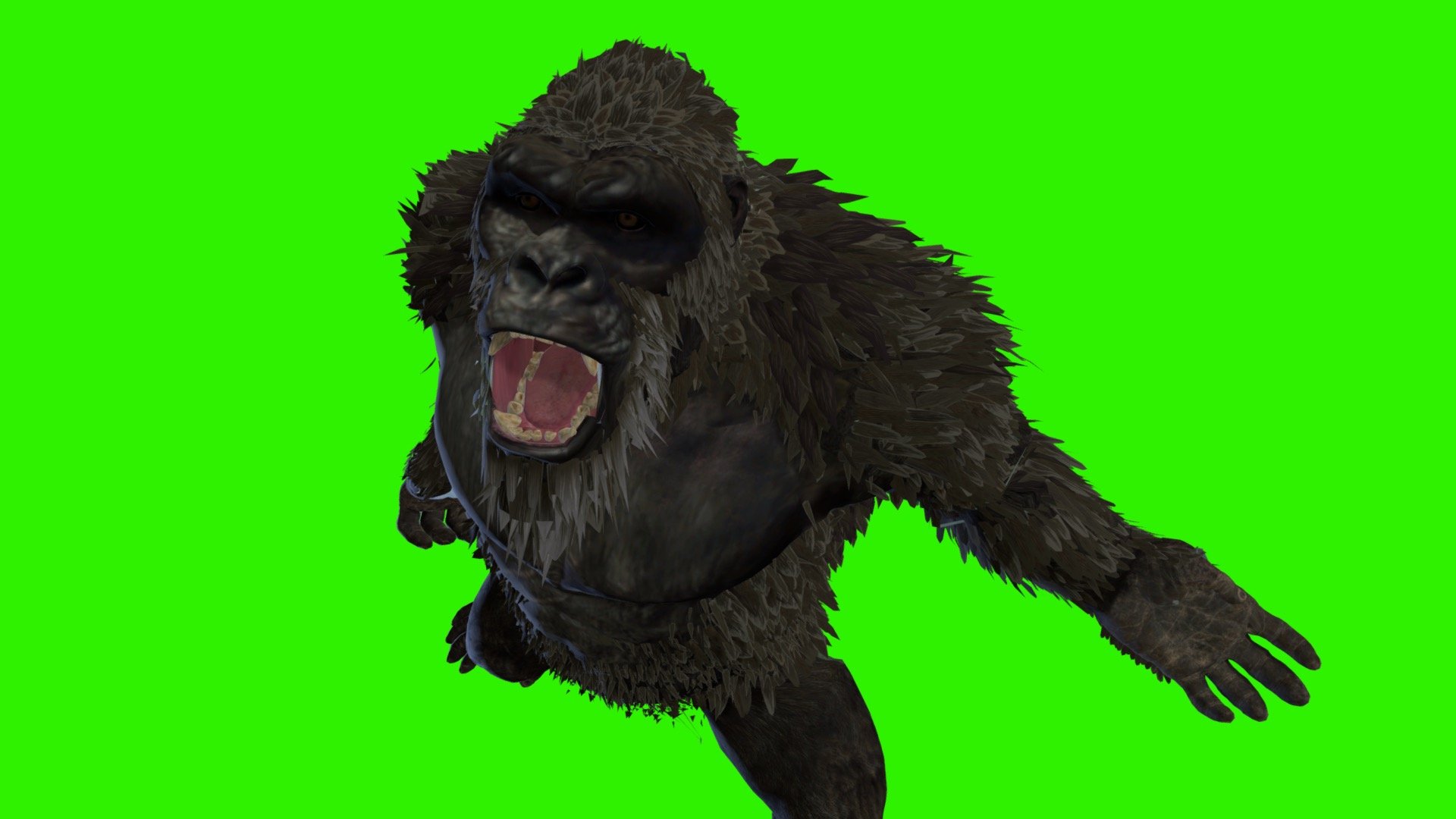 king_kong_textured - 3D model by hcat7557 [f30f465] - Sketchfab