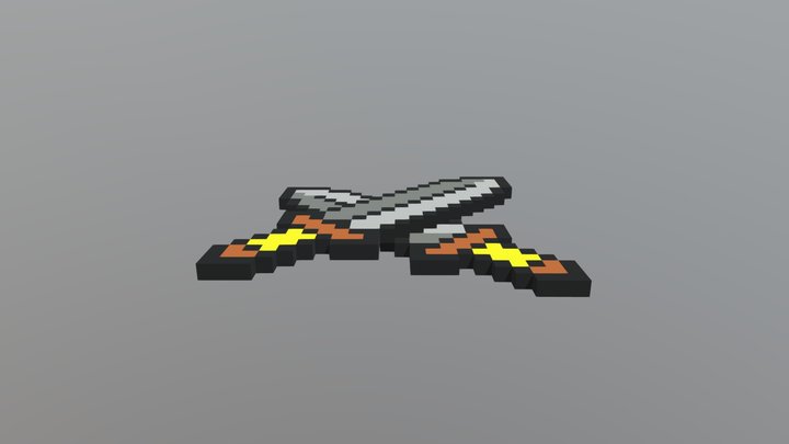 Sword-pixel-art 3D models - Sketchfab