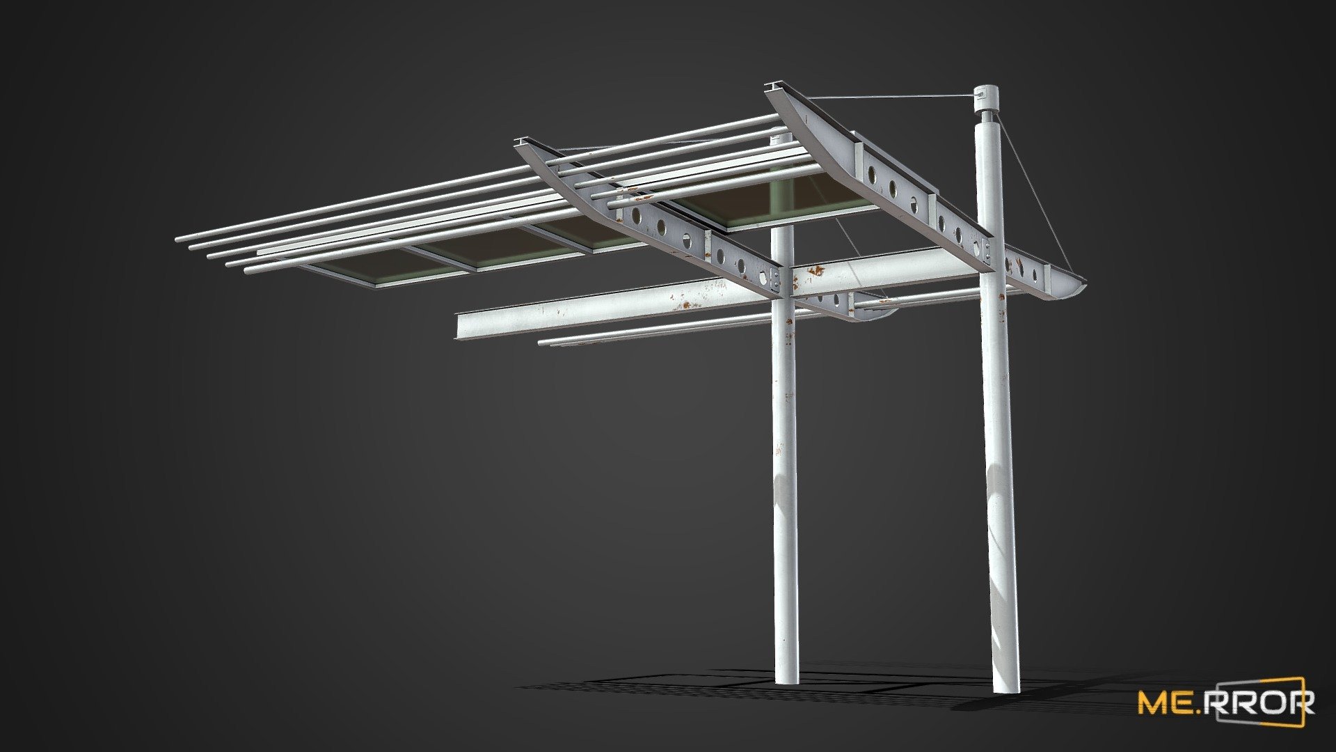 [Game-Ready] Metal Sunshade - Buy Royalty Free 3D model by ME.RROR ...