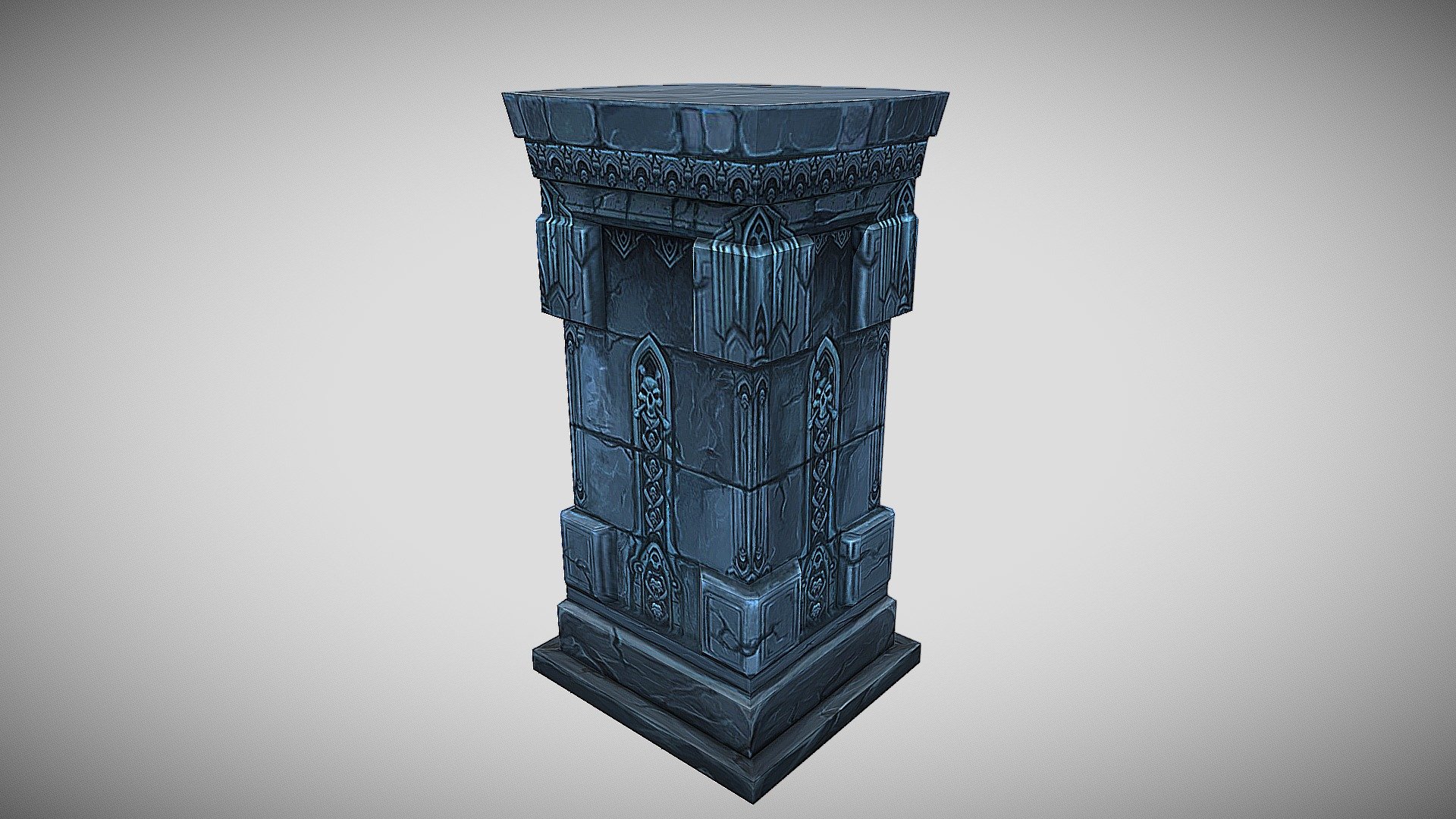 Stone Pillar Low Poly - Buy Royalty Free 3D model by playdesign ...