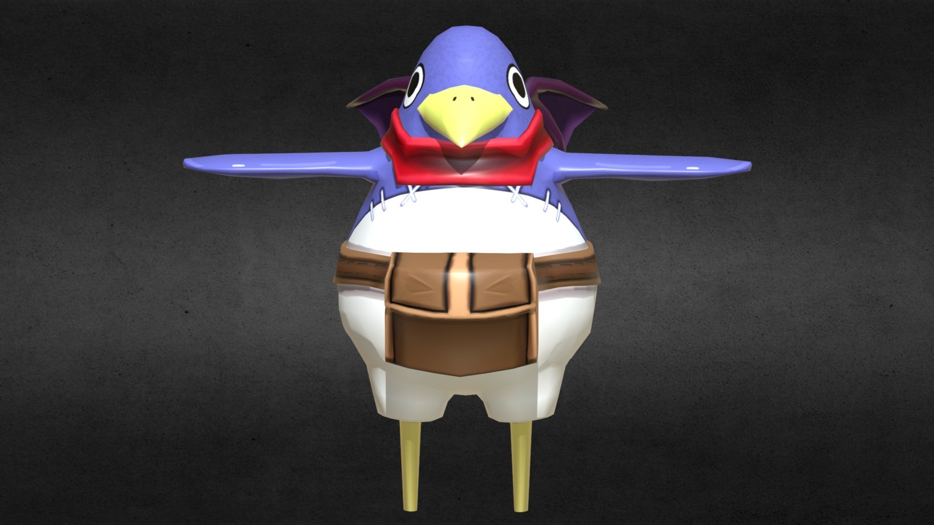 Prinny - 3D model by moguna [f312095] - Sketchfab