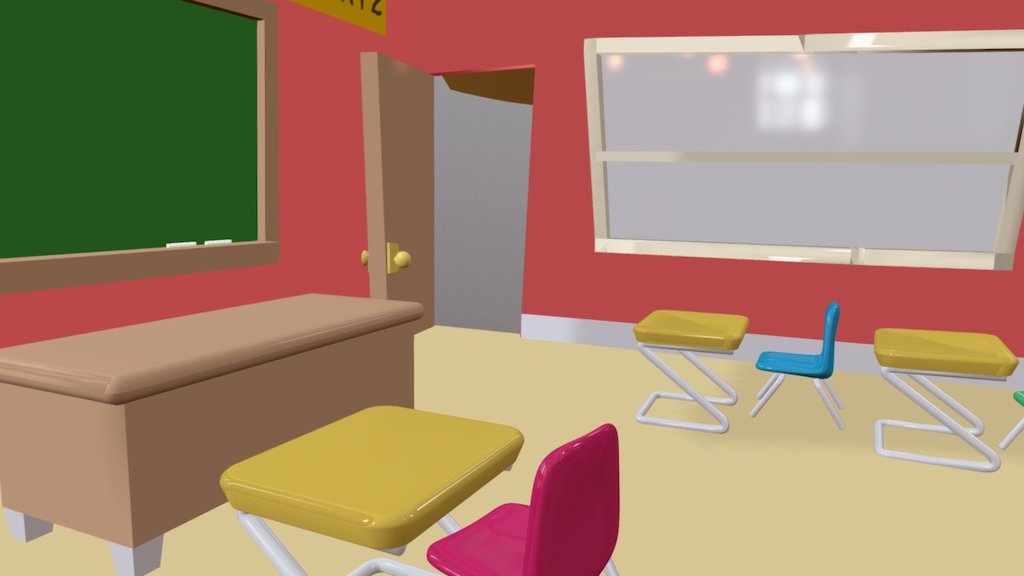 School House from Alpha Duck and Friends - 3D model by omni5media ...