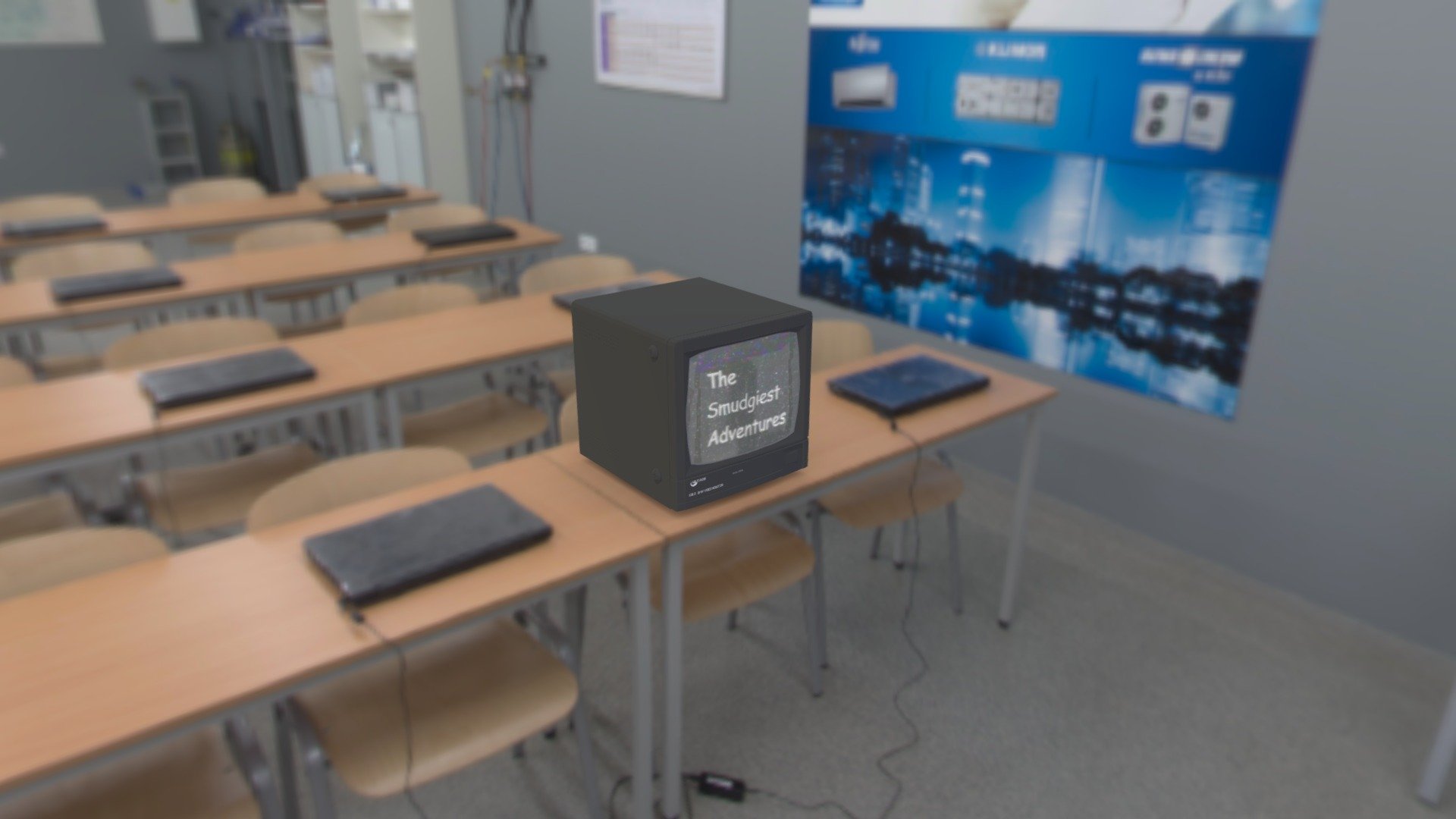 Ultrak KM-9 B/W Video Monitor - Download Free 3D model by The E-Base ...