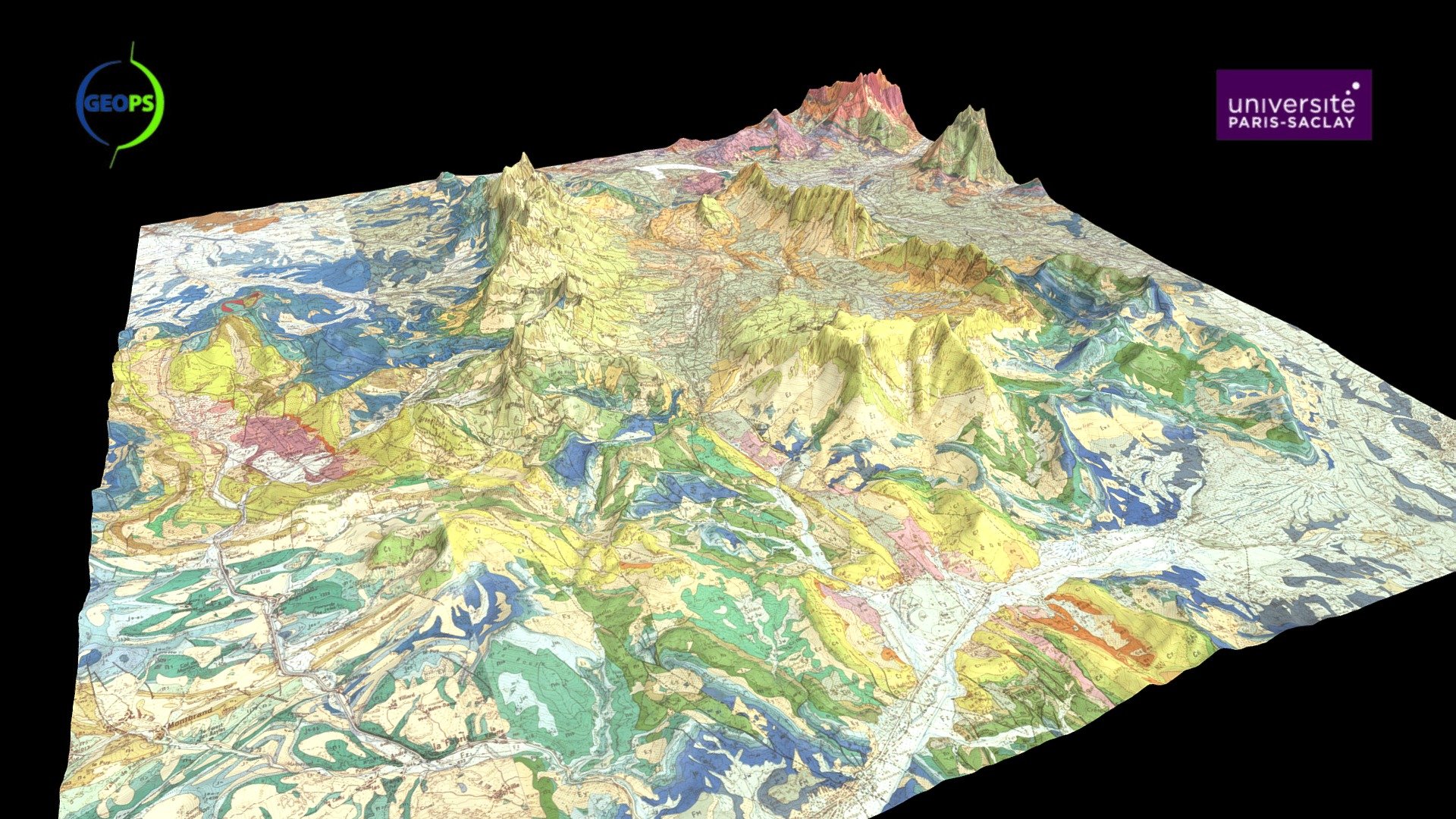 Dévoluy, Gap, Veynes, Lus-la-Croix-Haute - 3D model by GEOPS U-Paris ...