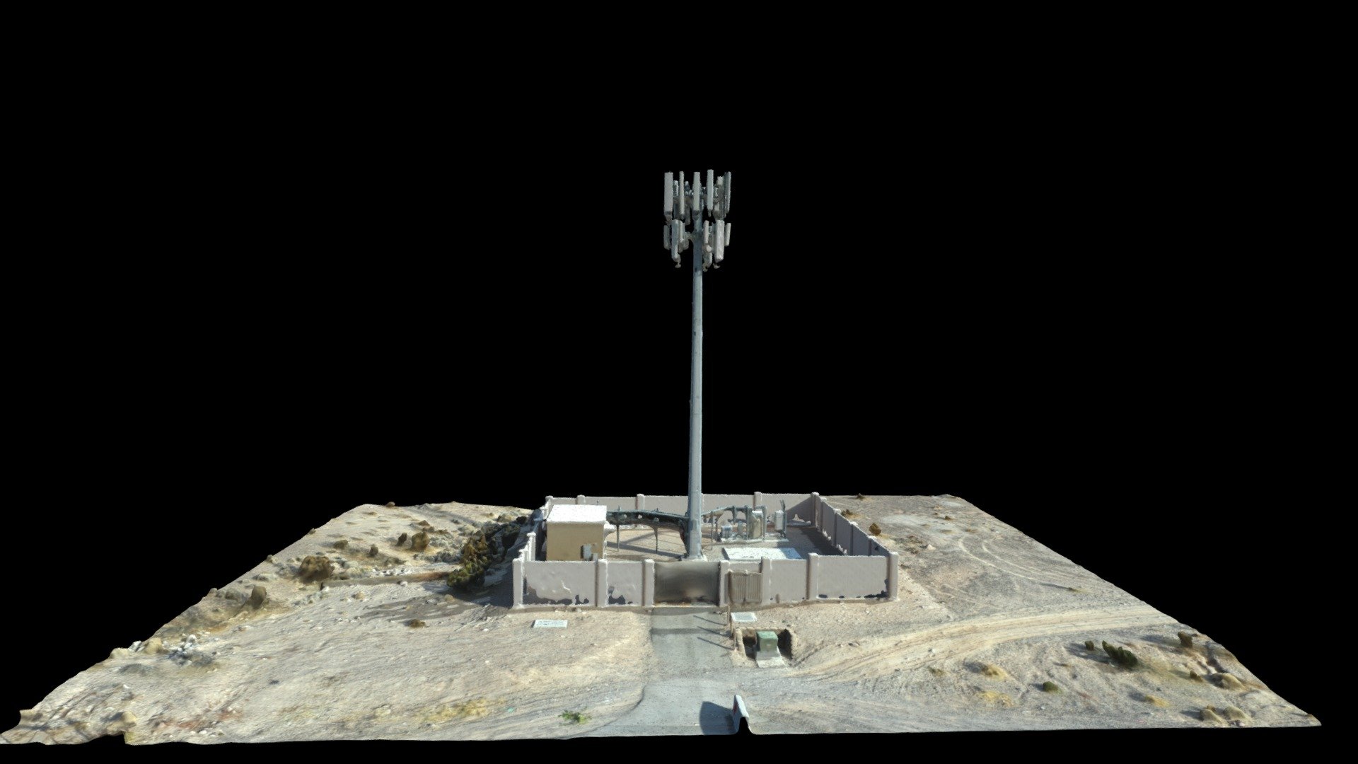 Cell Tower - 3D model by avisight1 [f314452] - Sketchfab