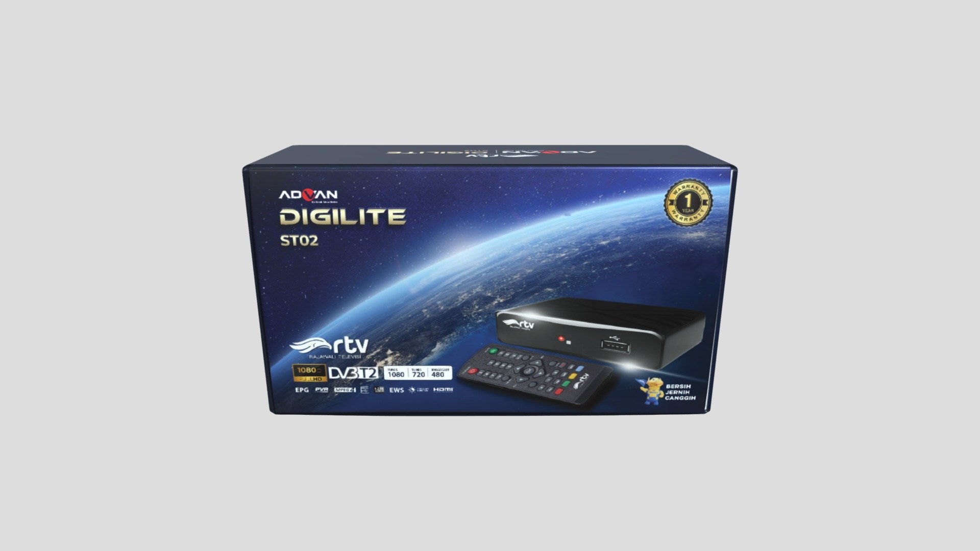 DIGILITE ST02 - SET TOP BOX - 3D model by dr.tirtamana (@dr_tirtamana ...