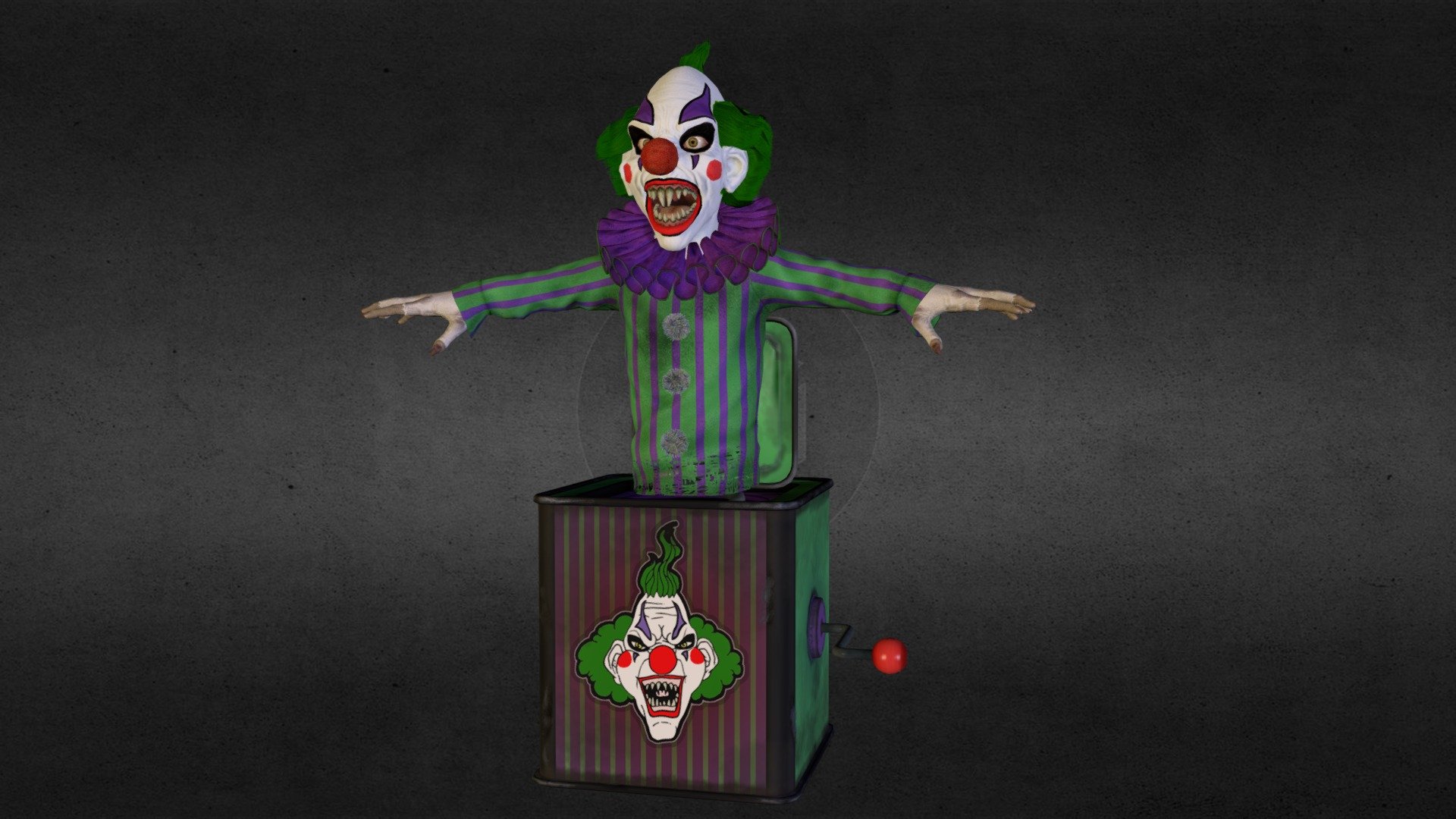 Jack In The Box 02 - 3D model by joelschilling [f316fc2] - Sketchfab