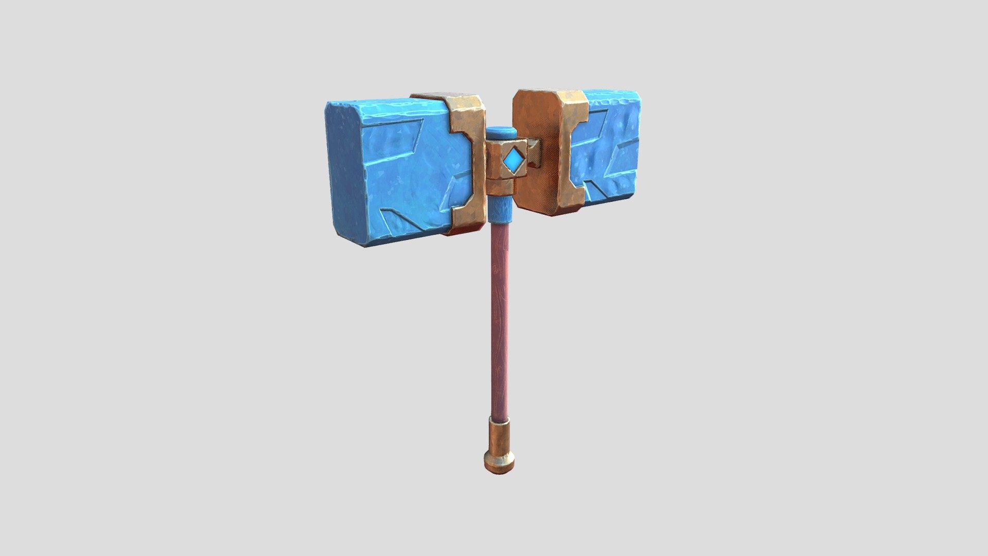 Stylized War Hammer Low Poly - 3D model by benokanbaydak ...