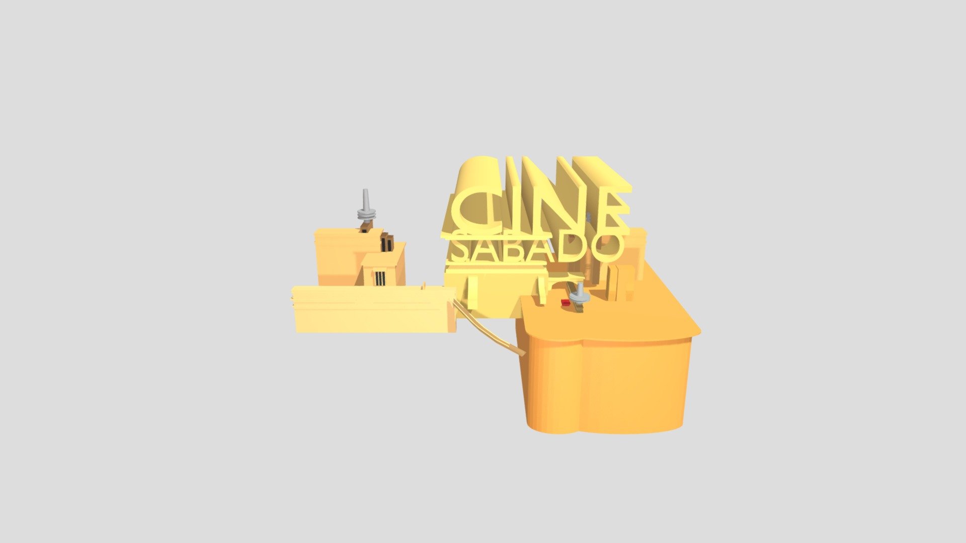 Cine Sabado 2008 Remake - Download Free 3D model by Henrique Matias ...
