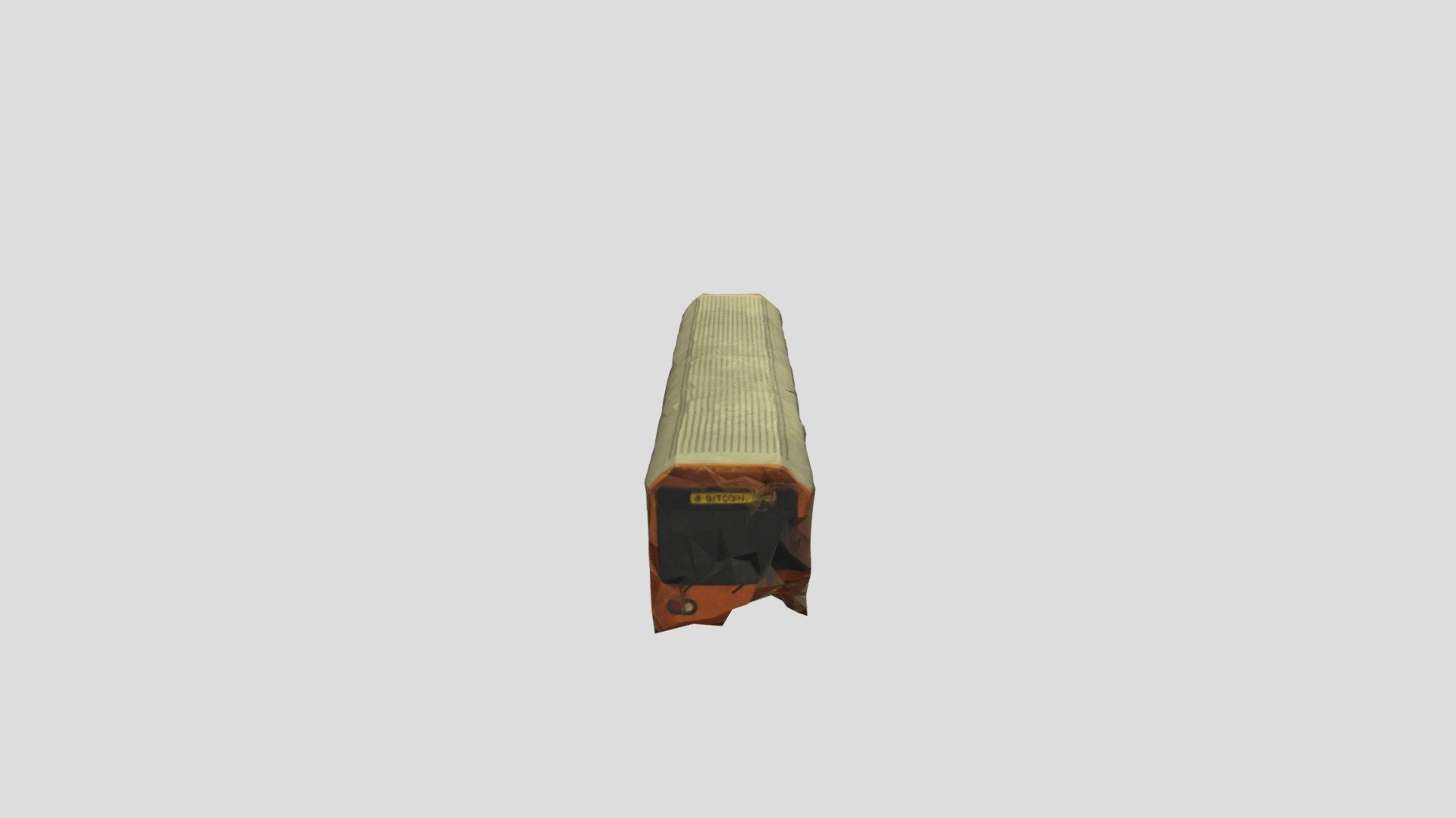 Bitcoin Train - 3D model by bitpaint [f317b0b] - Sketchfab