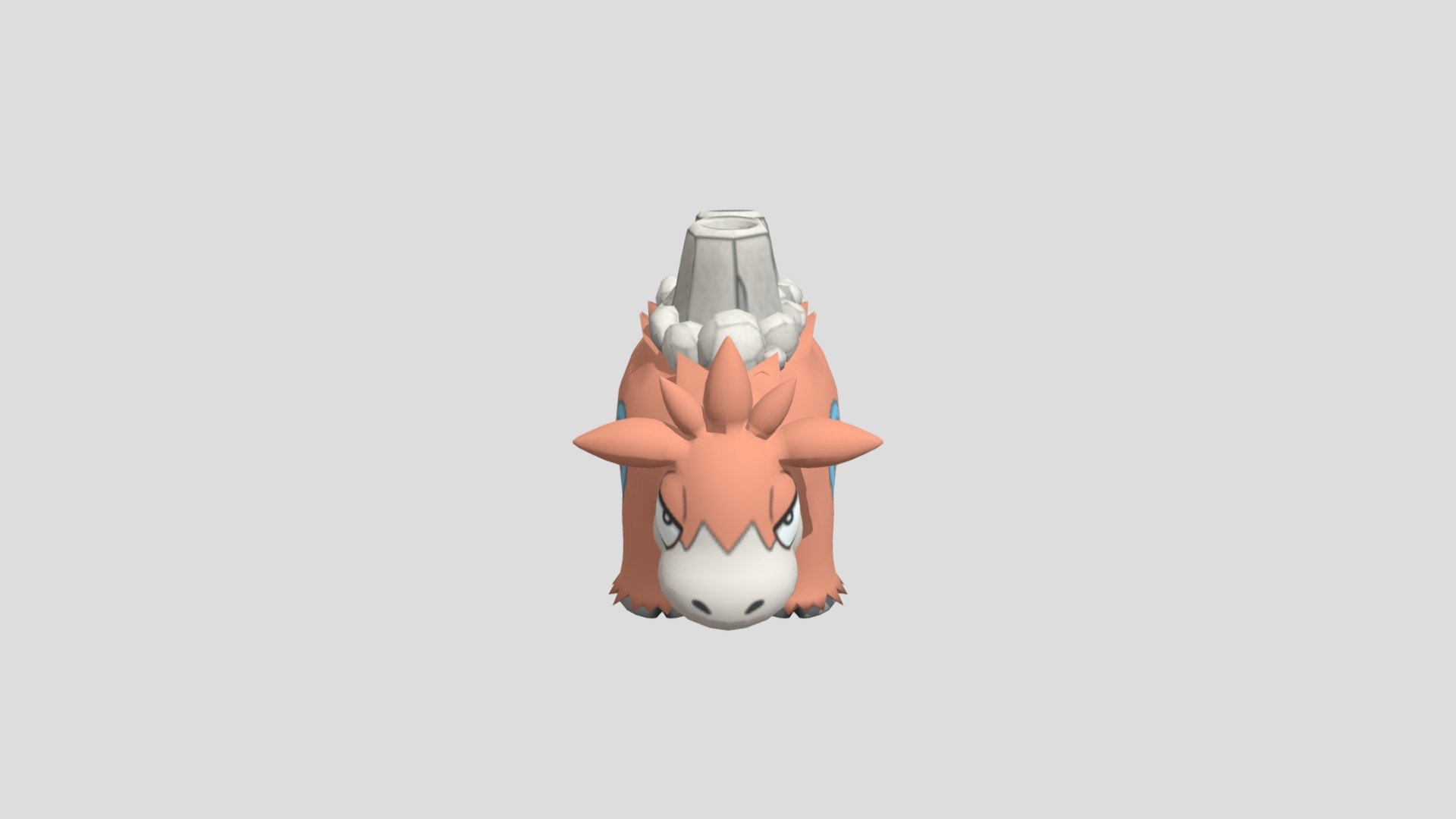 Camerupt - Download Free 3D model by nguyenlouis32 [f317f82] - Sketchfab