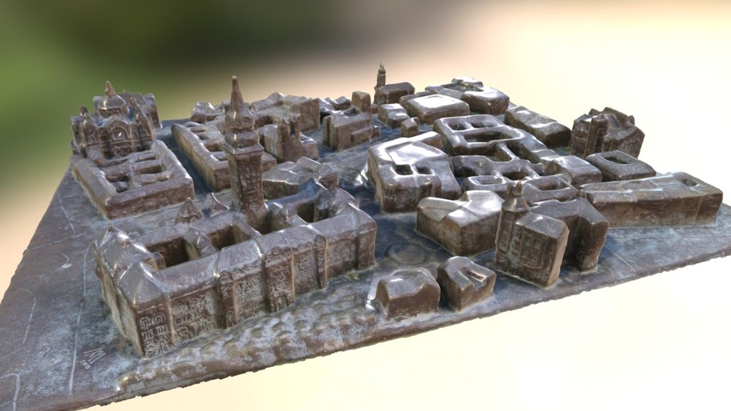 Touch Map Subotica - 3D model by tforgo [f318794] - Sketchfab