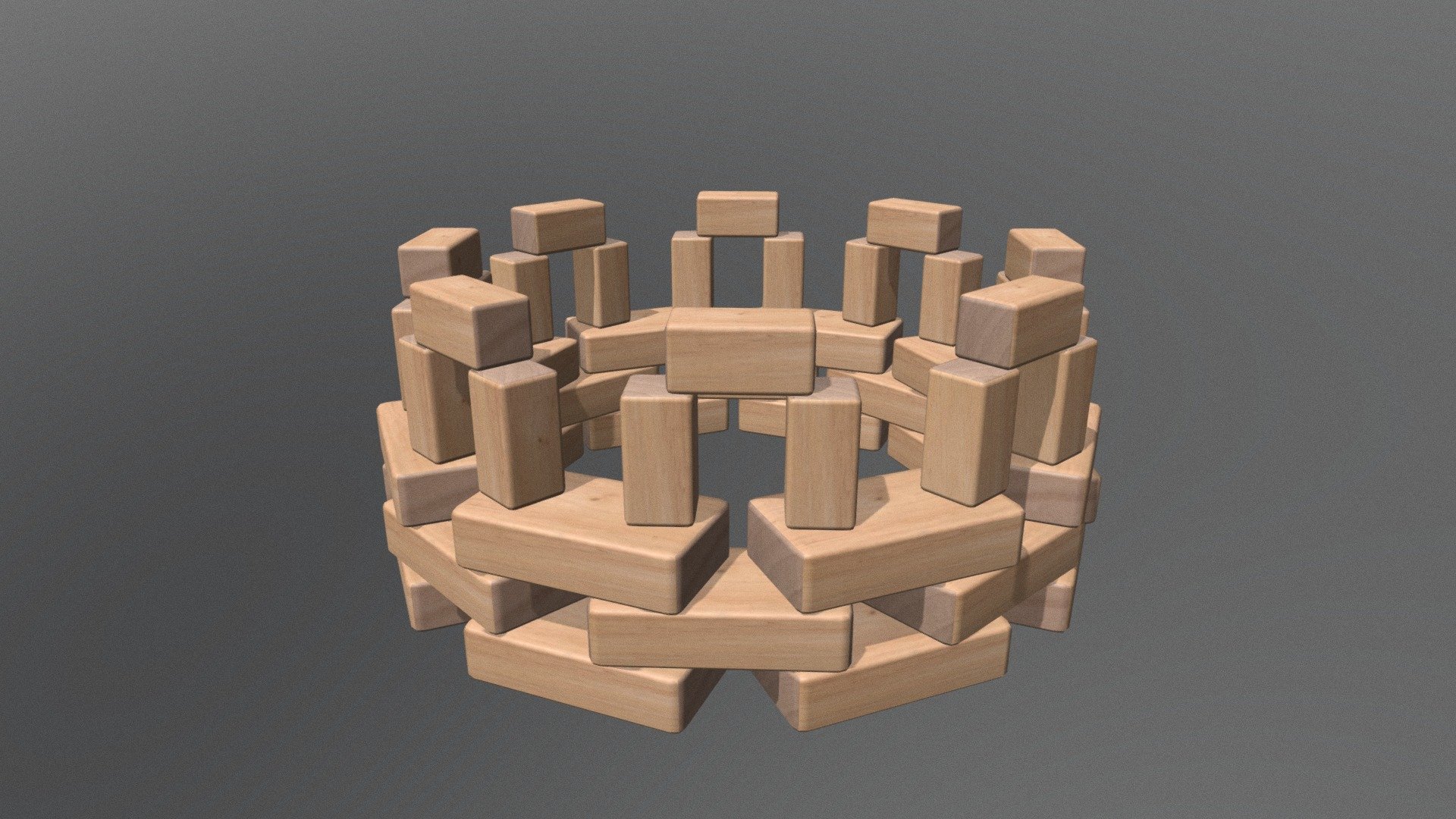 Woodblocks - Download Free 3D model by bontangpoolcharoen [f3196ee ...