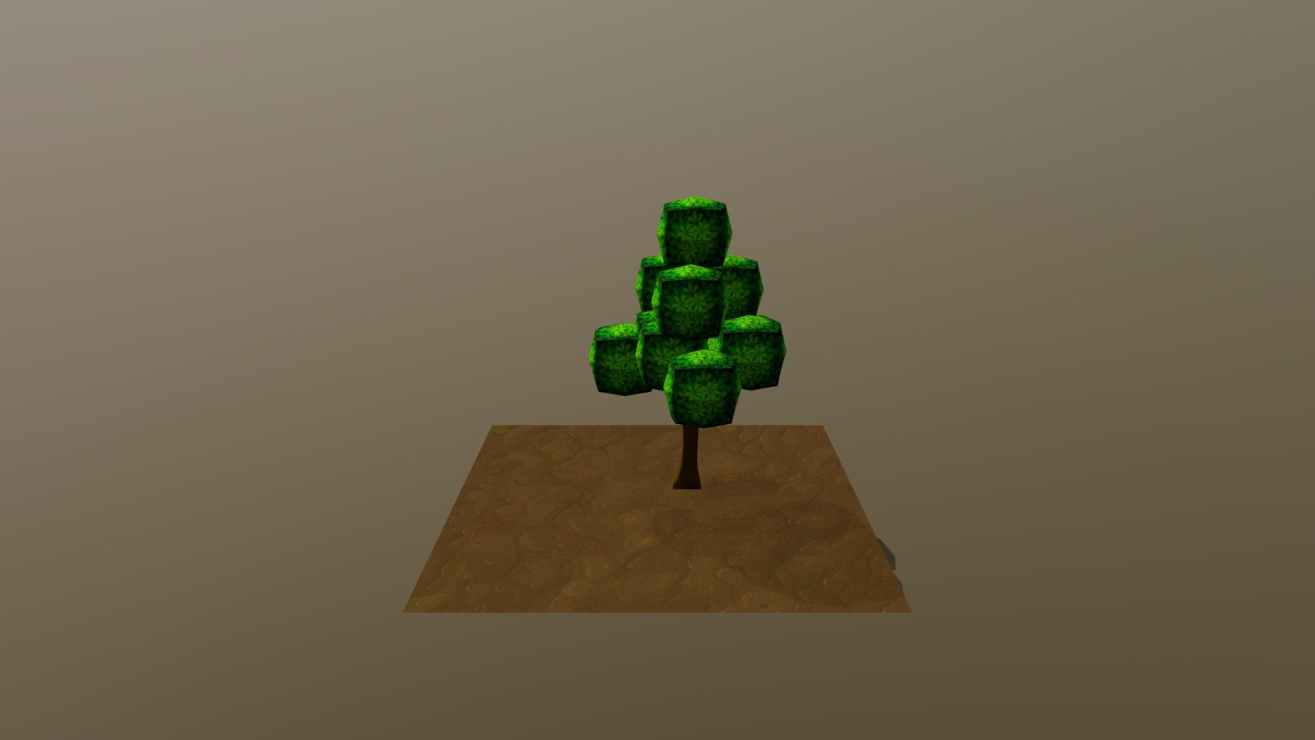 A lonely tree - 3D model by hilder [f31c95f] - Sketchfab