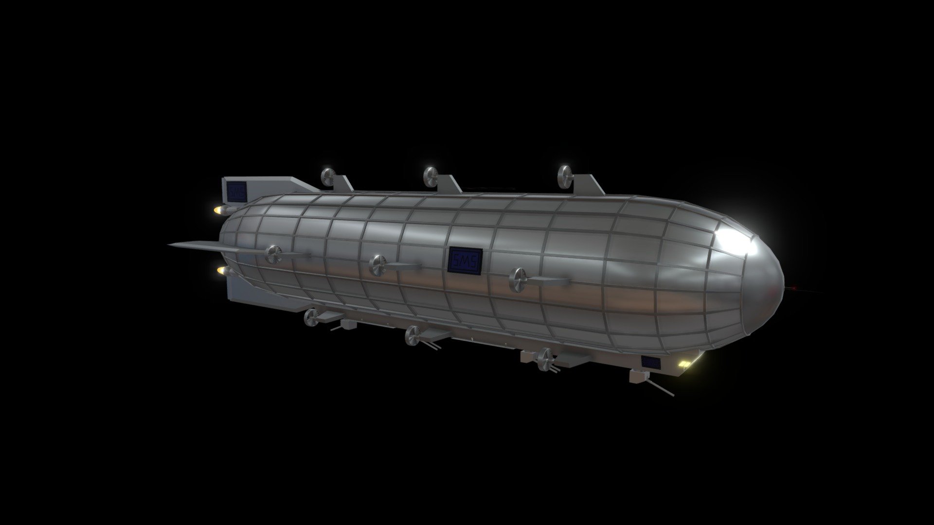SMS Airship - Download Free 3D model by themighty808 [f31cef5] - Sketchfab