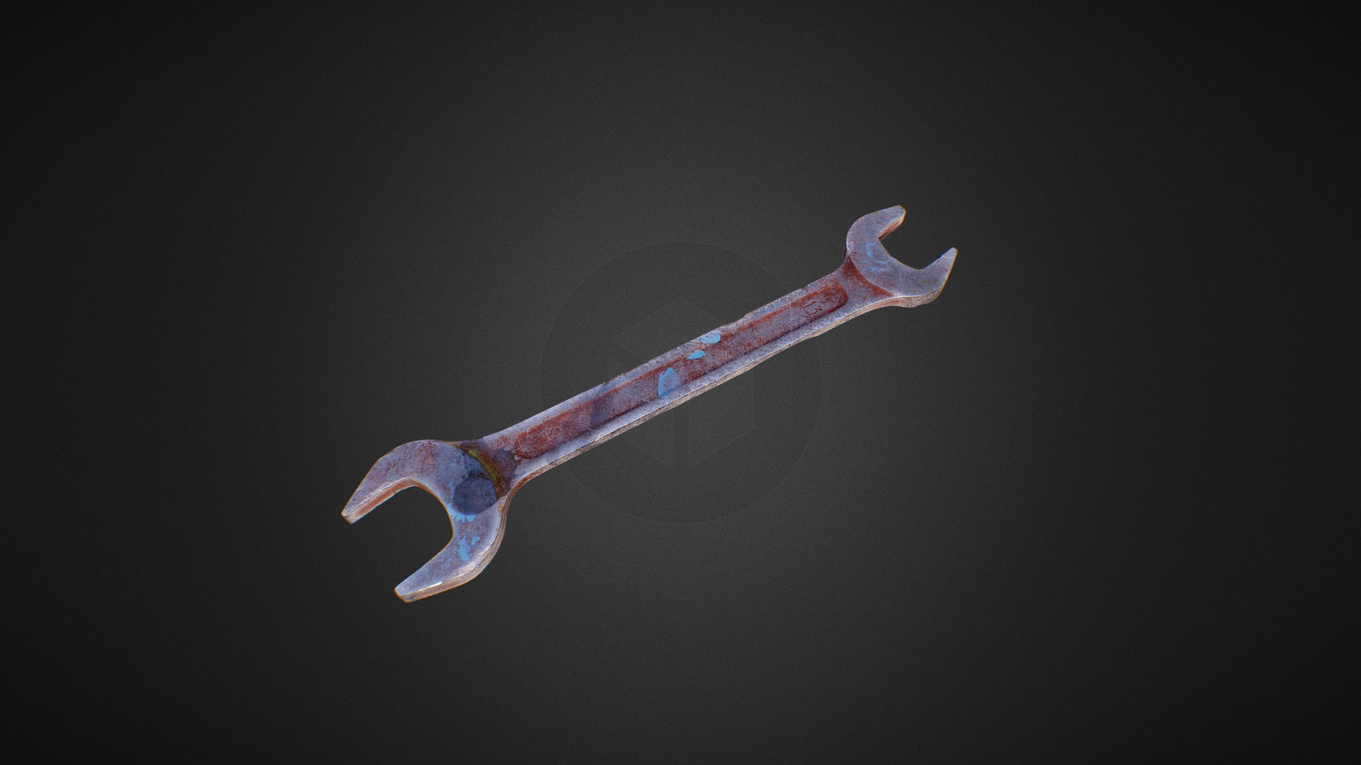 Old rusted Spanner - 3D model by mordolff [f31d259] - Sketchfab