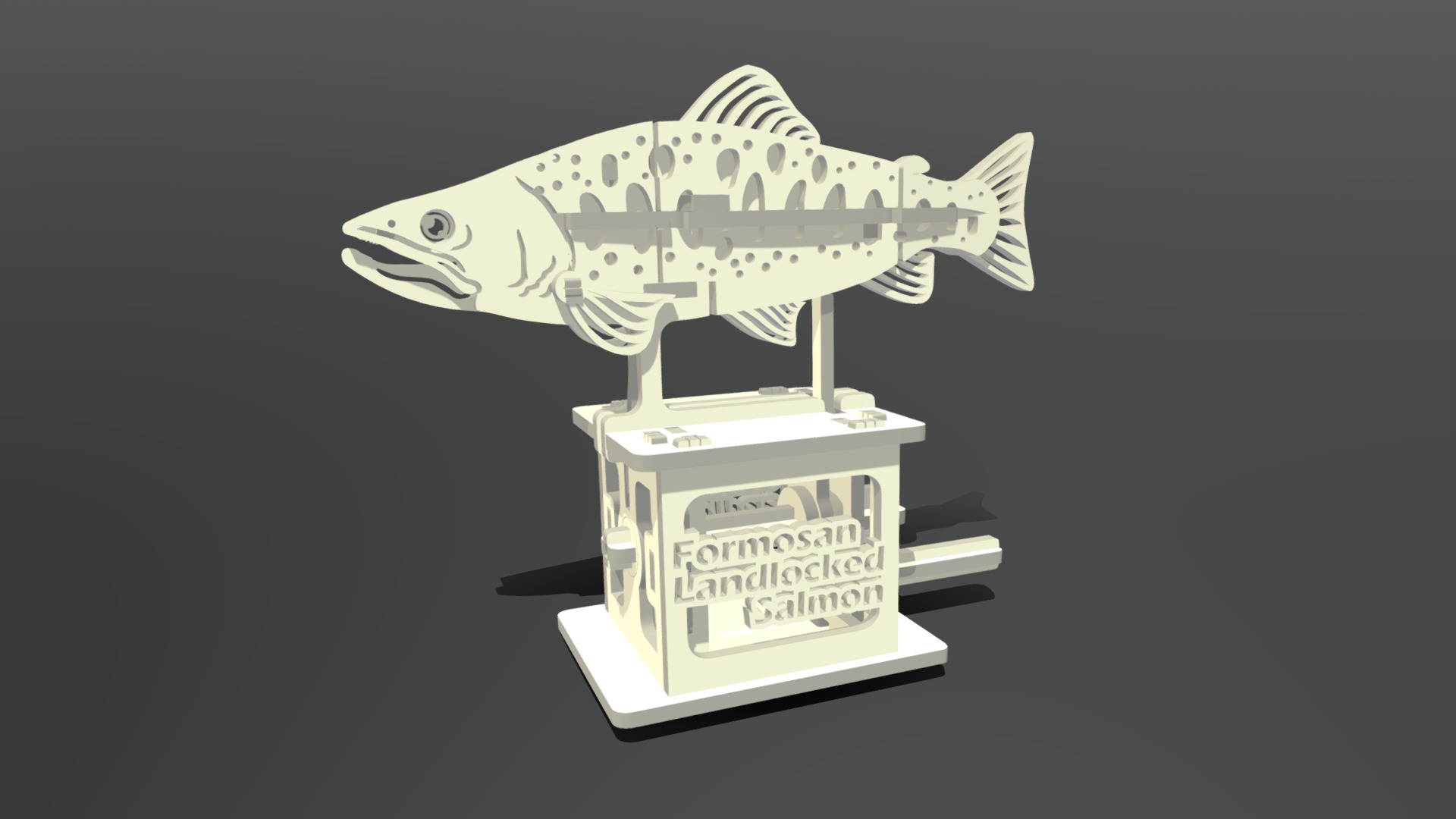 Formosan Landlocked Salmon Sketchfab V1.0 - 3D model by Fuumas (@Chun ...