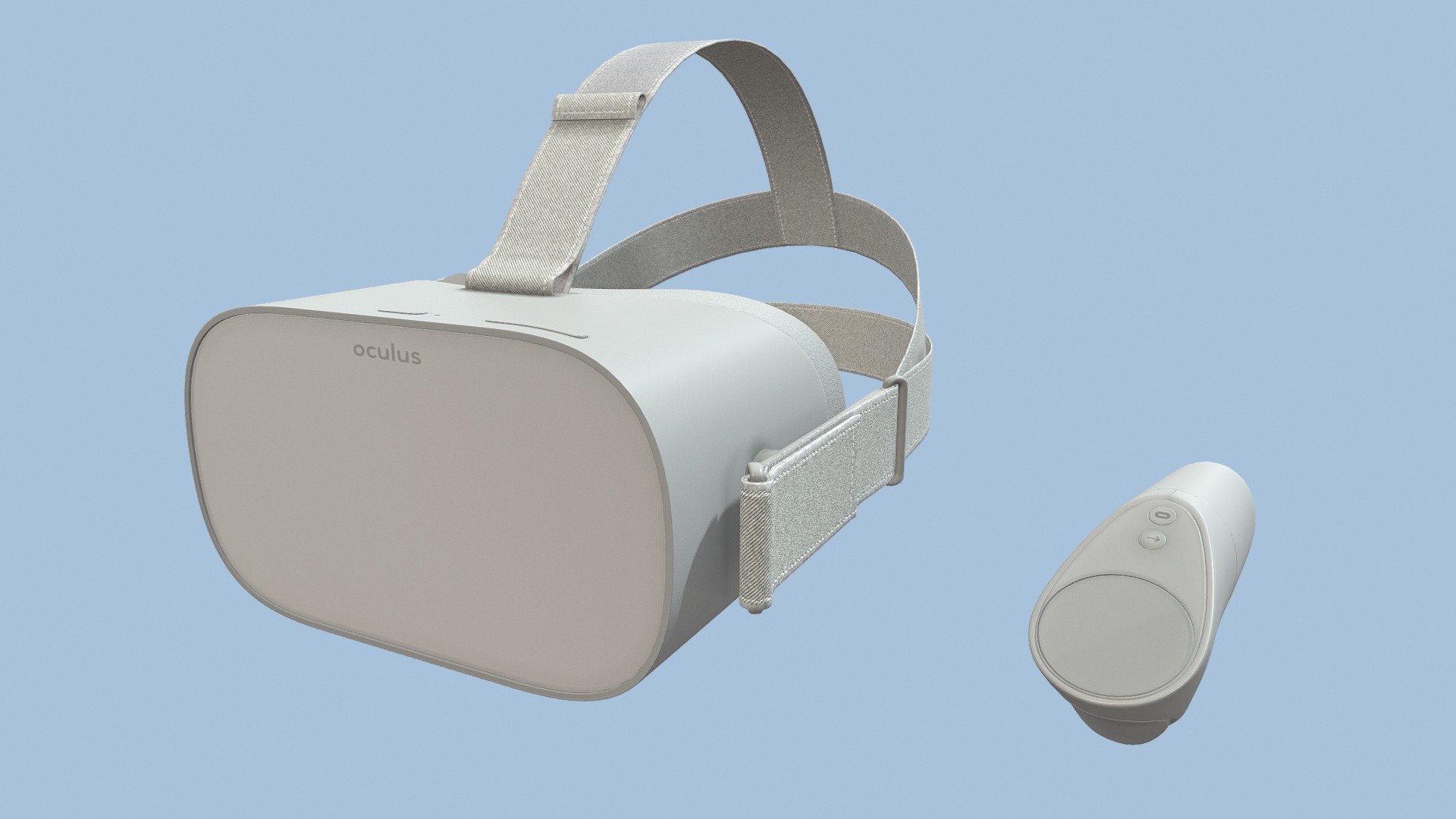 Oculus Go Headset with Controller - Buy Royalty Free 3D model by dika3d ...