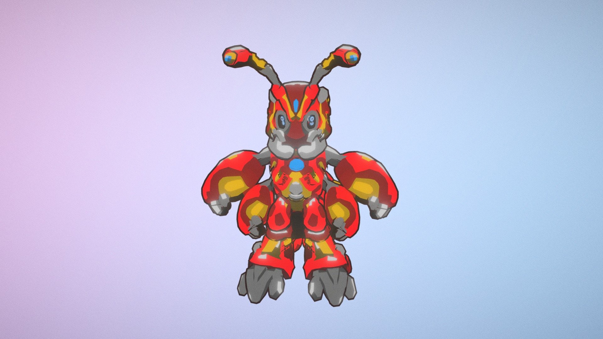 Iron Ant - 3D model by gerardelarosa [f31f400] - Sketchfab