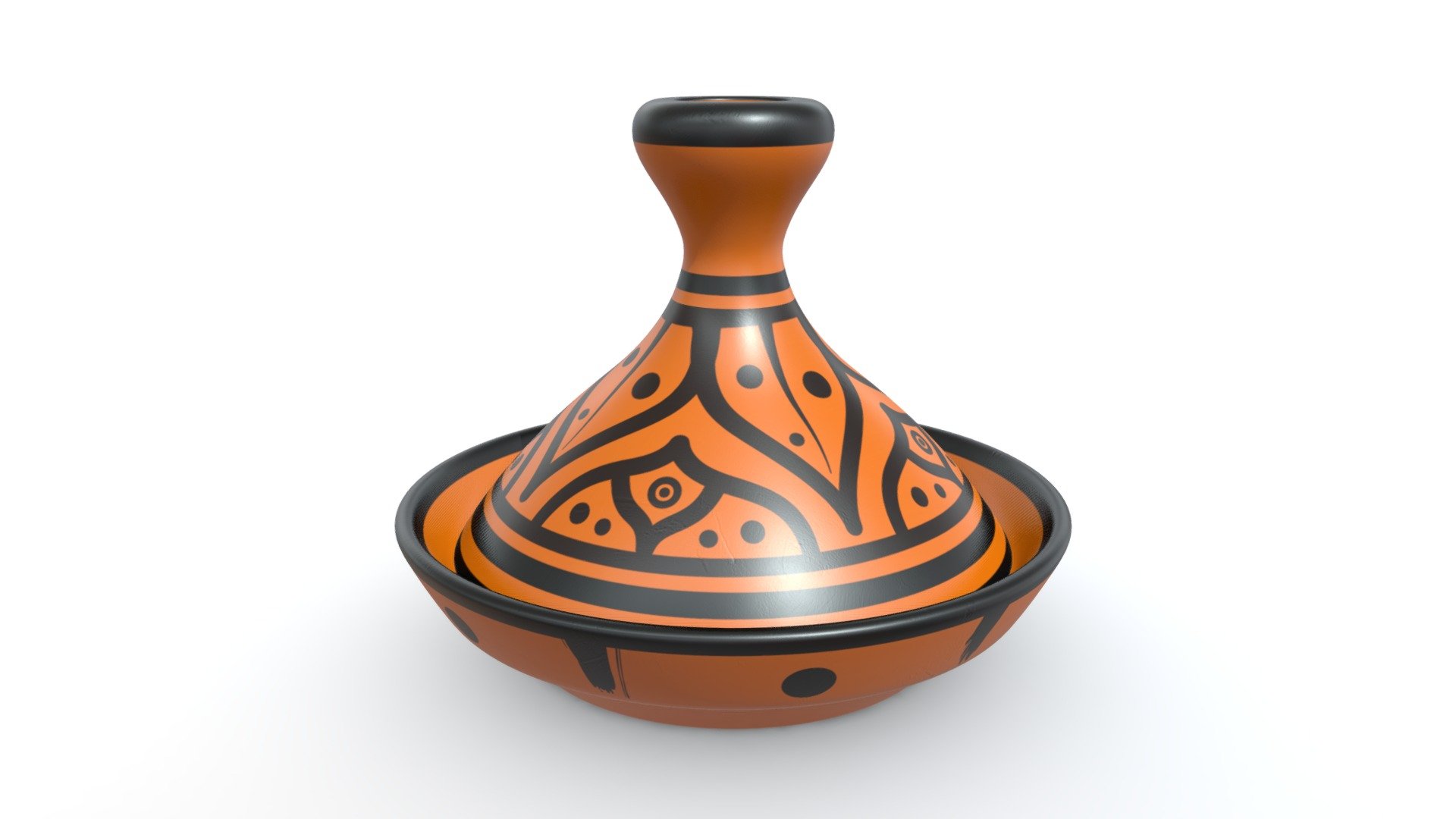 Moroccan Mini TAGINE - 3D model by MODASTER [f31fd78] - Sketchfab