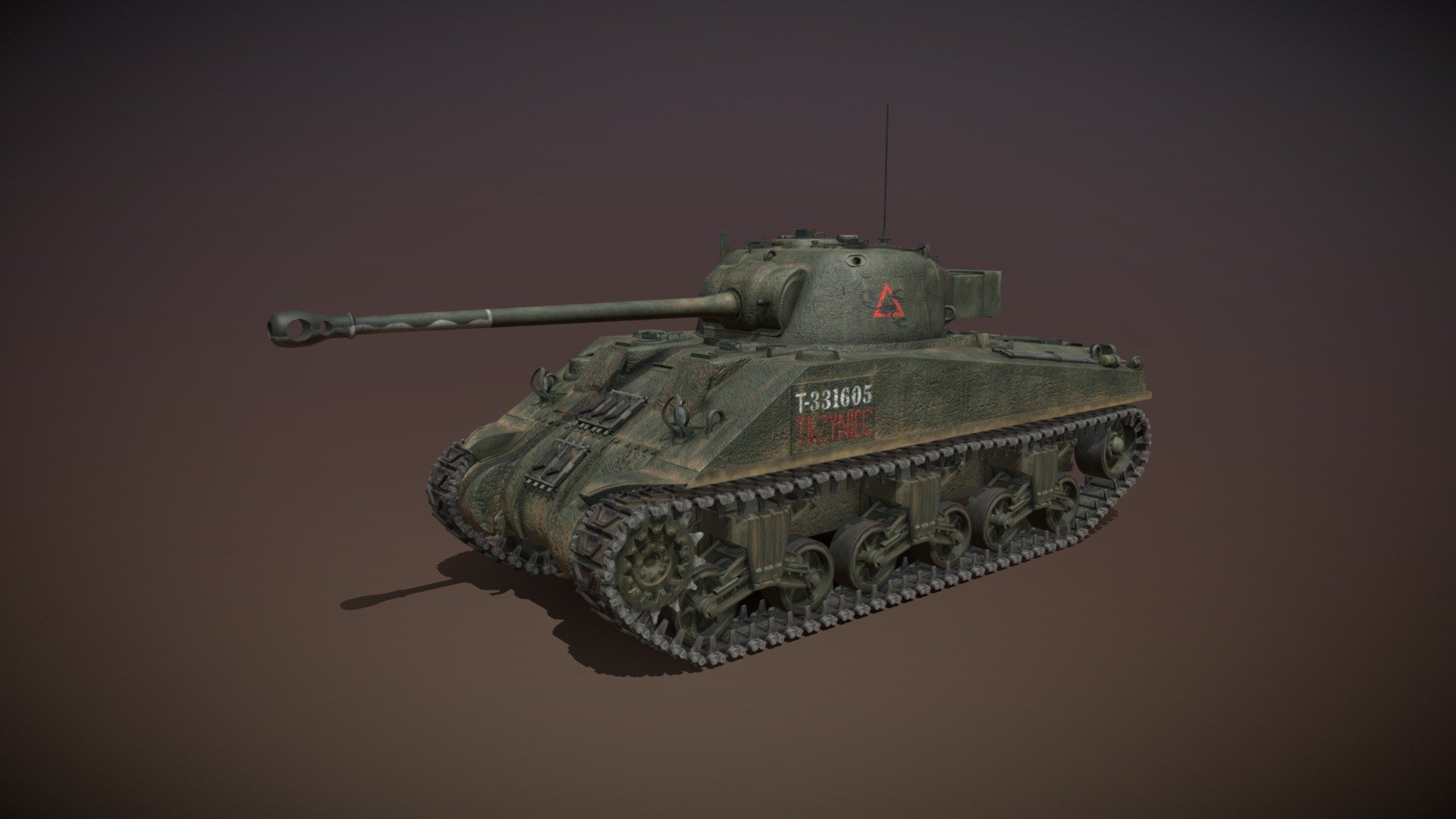 Sherman MK VC Firefly - Tryniec - Buy Royalty Free 3D model by ...