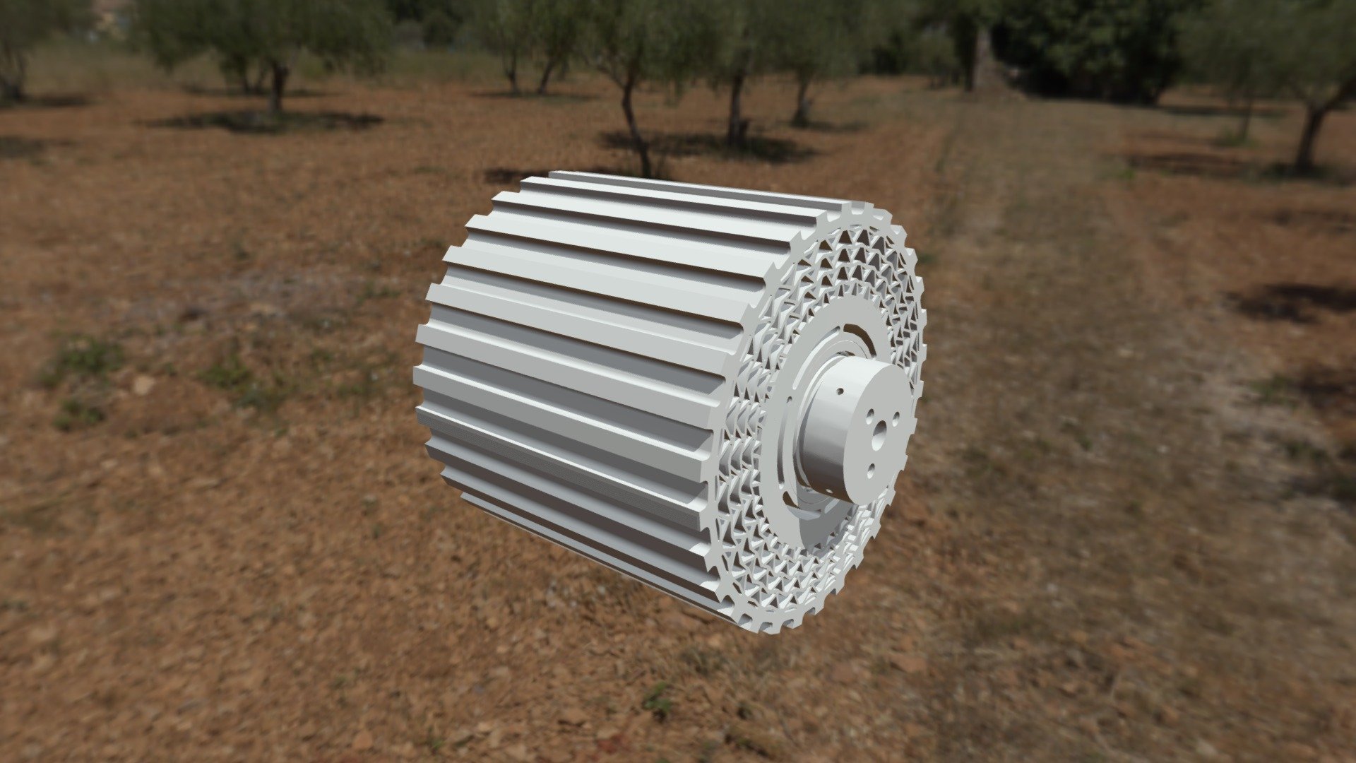 Auxetic Tire Mesh: Wheel/Drive Assembly - 3D model by sedwar22 [f322ff7 ...