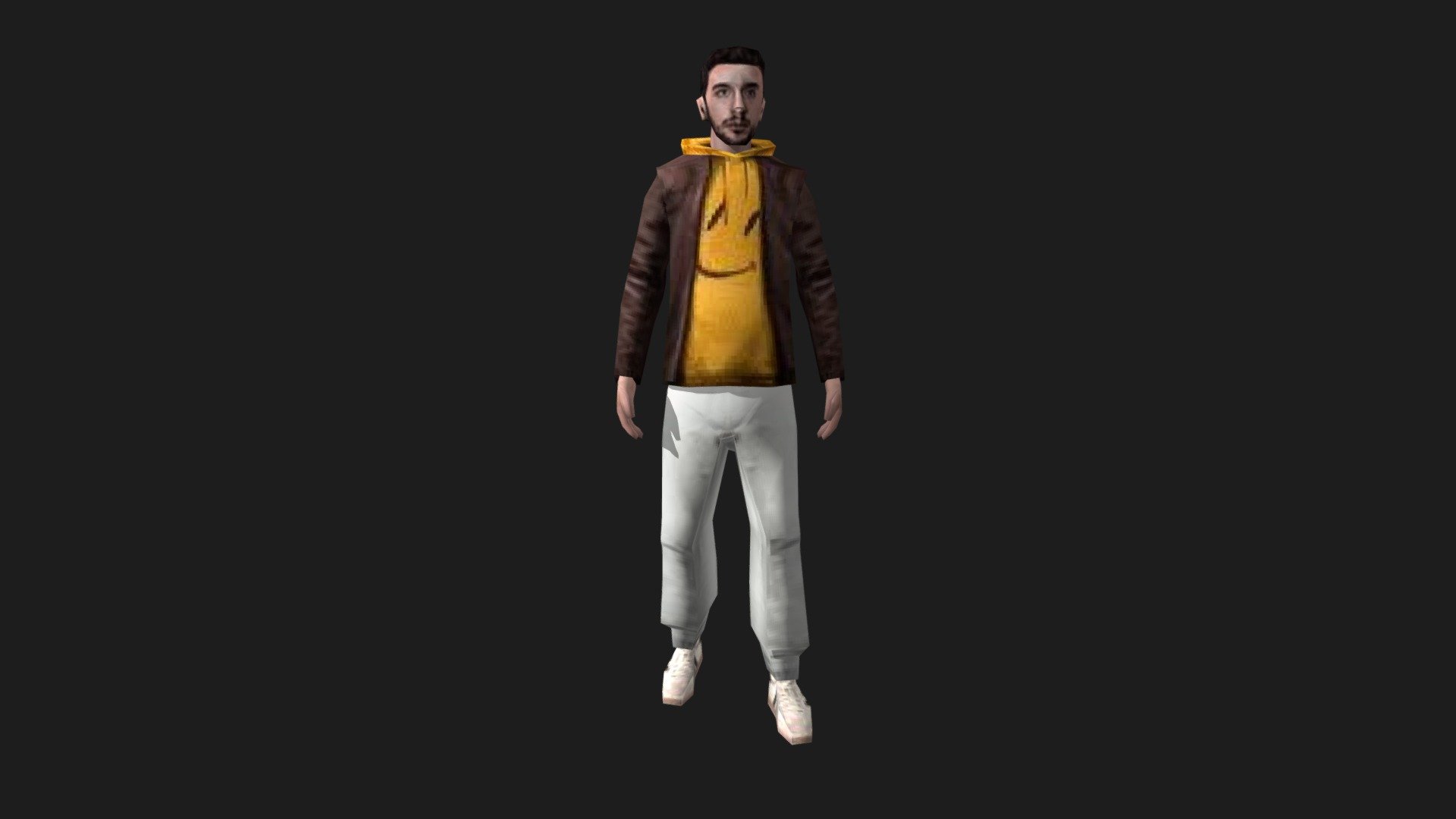 Psx Ps1 Low Poly Male Character Buy Royalty Free 3d Model By Albertbuscio F3236b7 