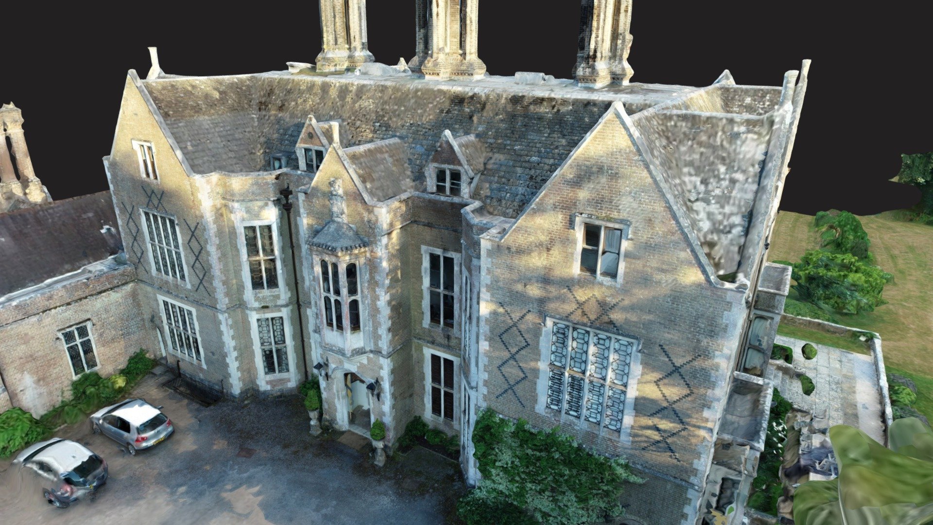 Manor house - 3D model by Stratian [f323c03] - Sketchfab