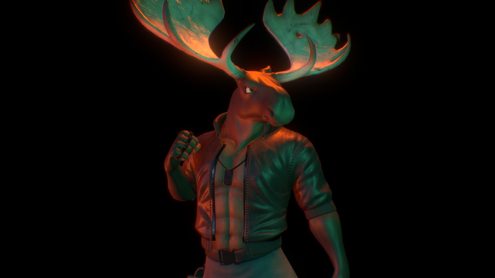Moose Guy - 3D model by Koda Landers (@SkaterGators) [f325326] - Sketchfab