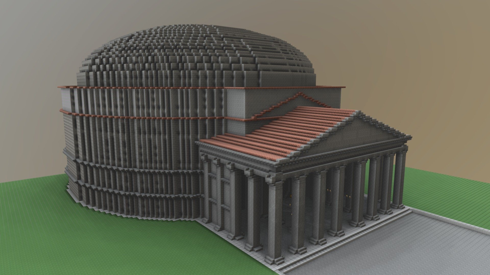 Panteon u Rimu by ParanojA - 3D model by eIgralište (@eigraliste ...