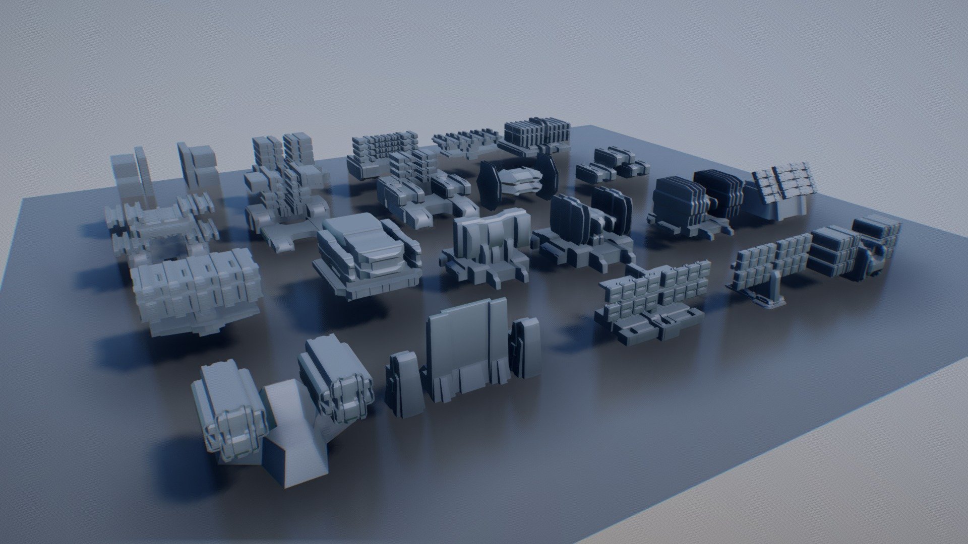 shields concepts - 3D model by 𝖟𝖙𝖗𝖟𝖙𝖗 (@ztrztr3) [f329342] - Sketchfab