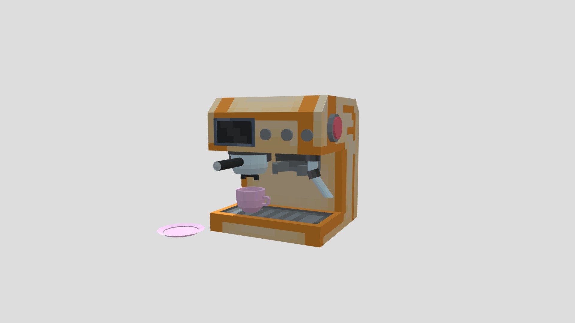 Coffe machine - 3D model by arsonist_fern (@fernanda_sg) [f329620 ...