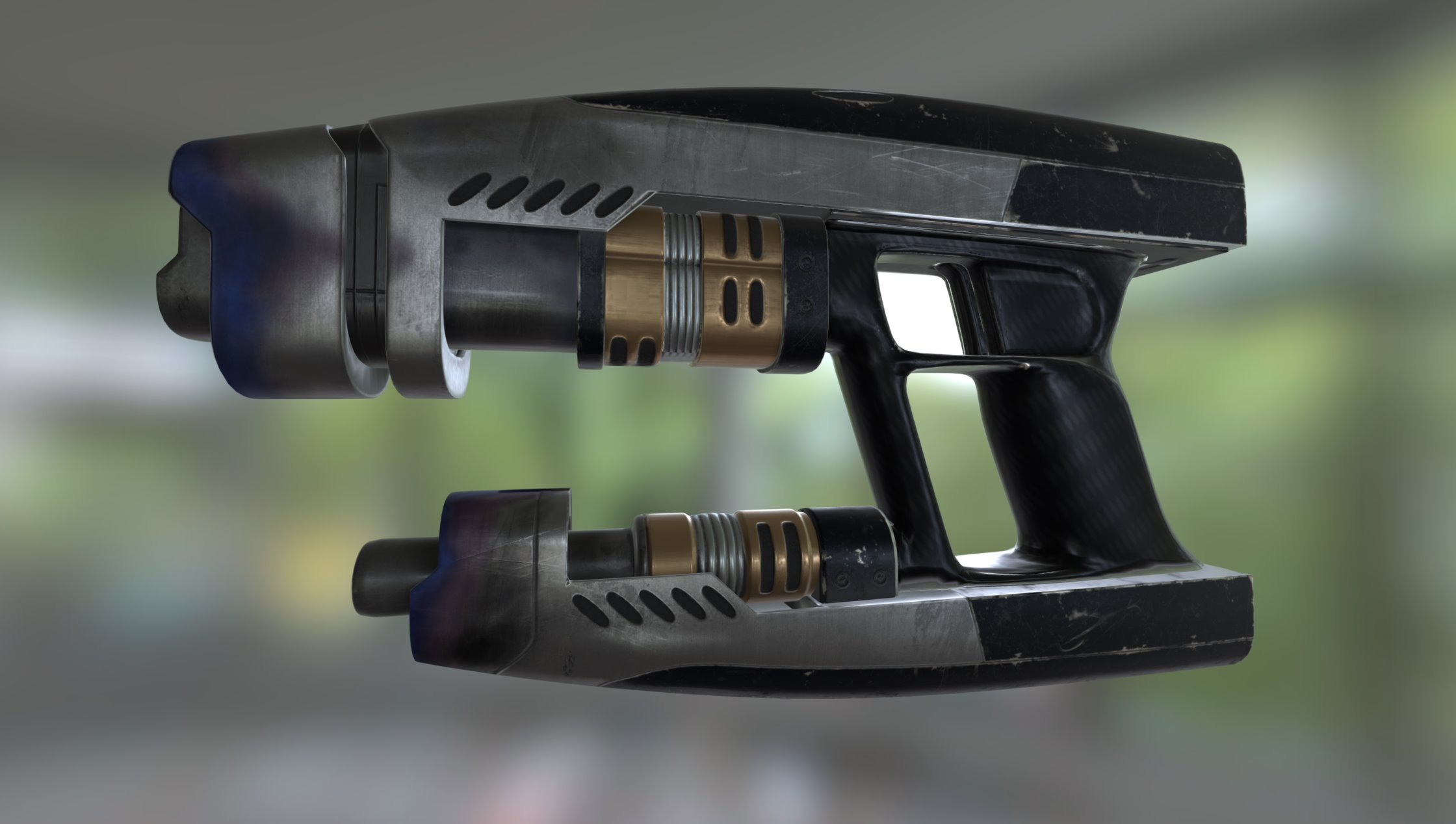Star Lord Gun - 3D model by George01 [f329846] - Sketchfab