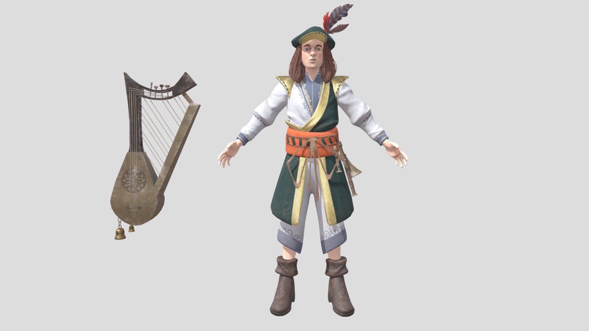Bard (Sculpt Pose) - Download Free 3D model by NyanDiaCat [f32bc4c ...