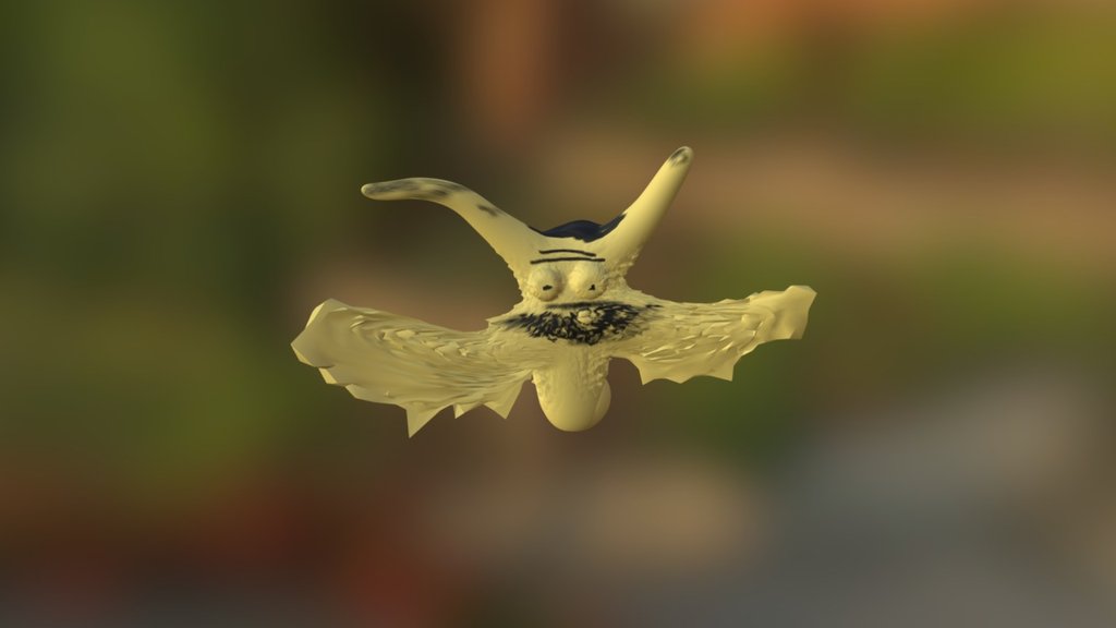 flying bat pirate! - 3D model by FrogPirate [f32c6de] - Sketchfab