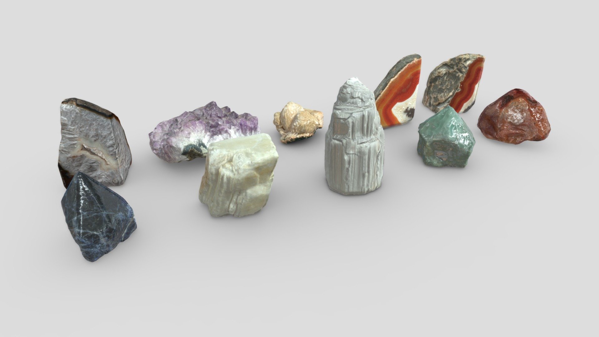 Crystal Pack - Buy Royalty Free 3D model by Clip Code (@ClipCode ...