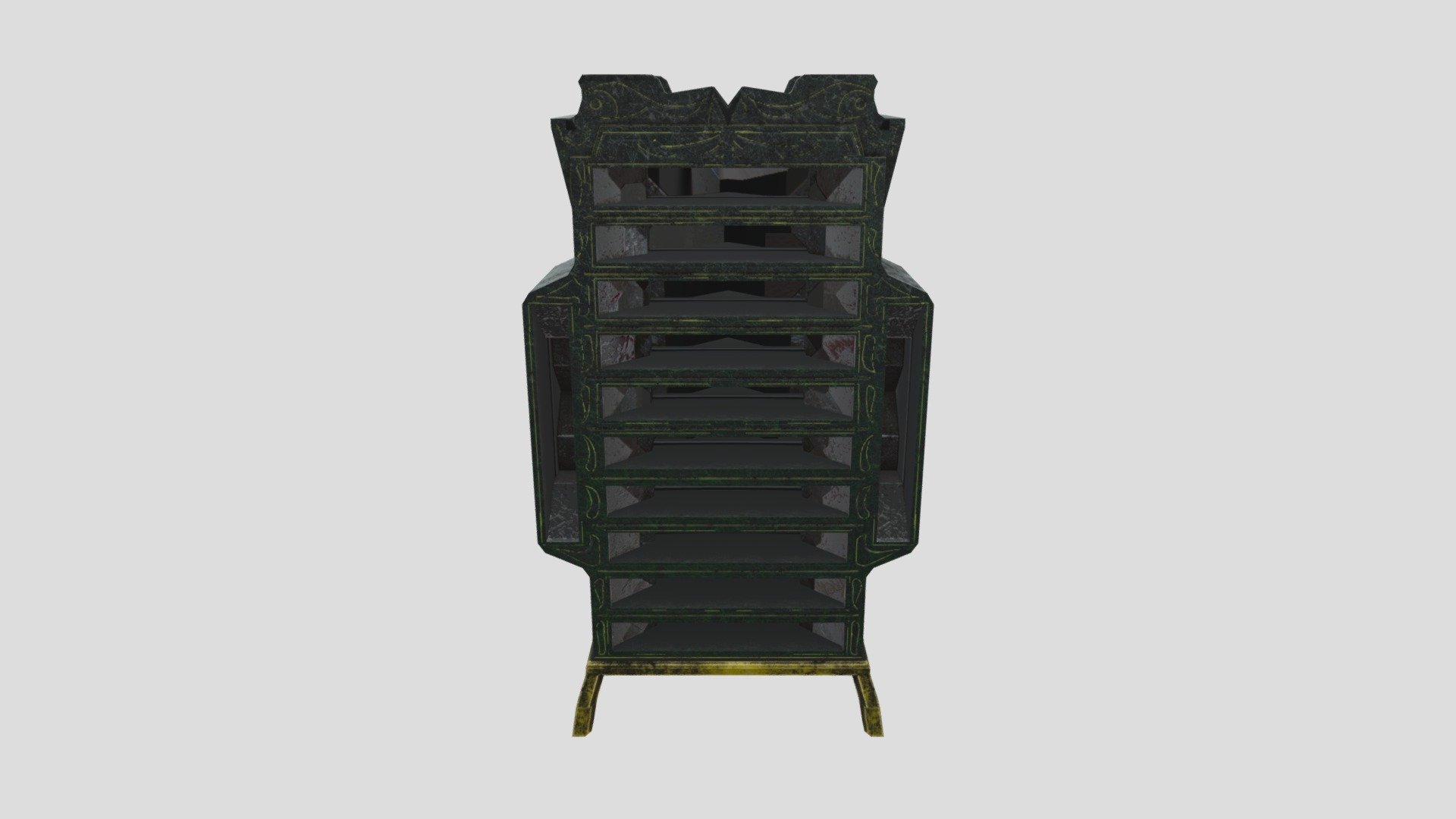 Dungeon BookShelf - 3D model by Yaravik (@bradleyadam1) [f32ff72 ...