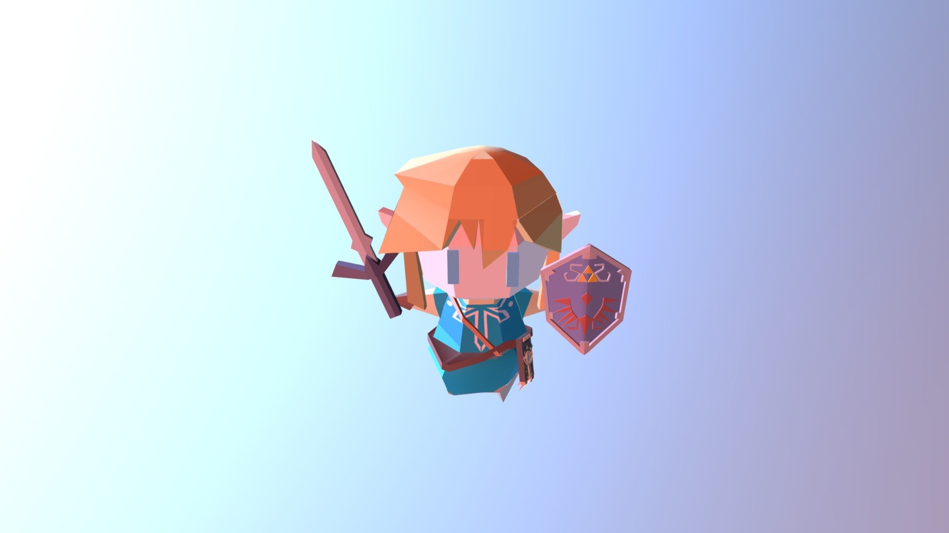 Low Poly Link - 3D model by Caramelle [f330eaf] - Sketchfab