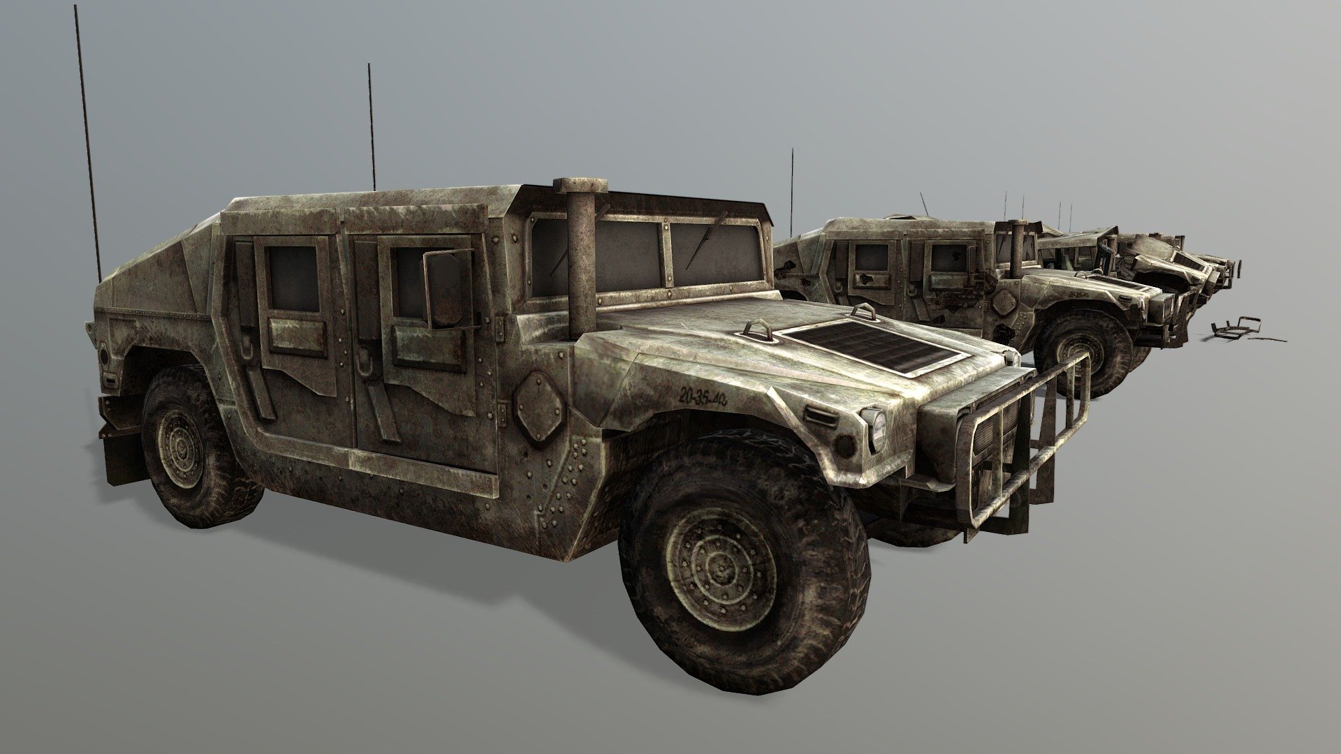 Humvee - Buy Royalty Free 3D model by Razvan Badea (@rbadea) [f33141f ...
