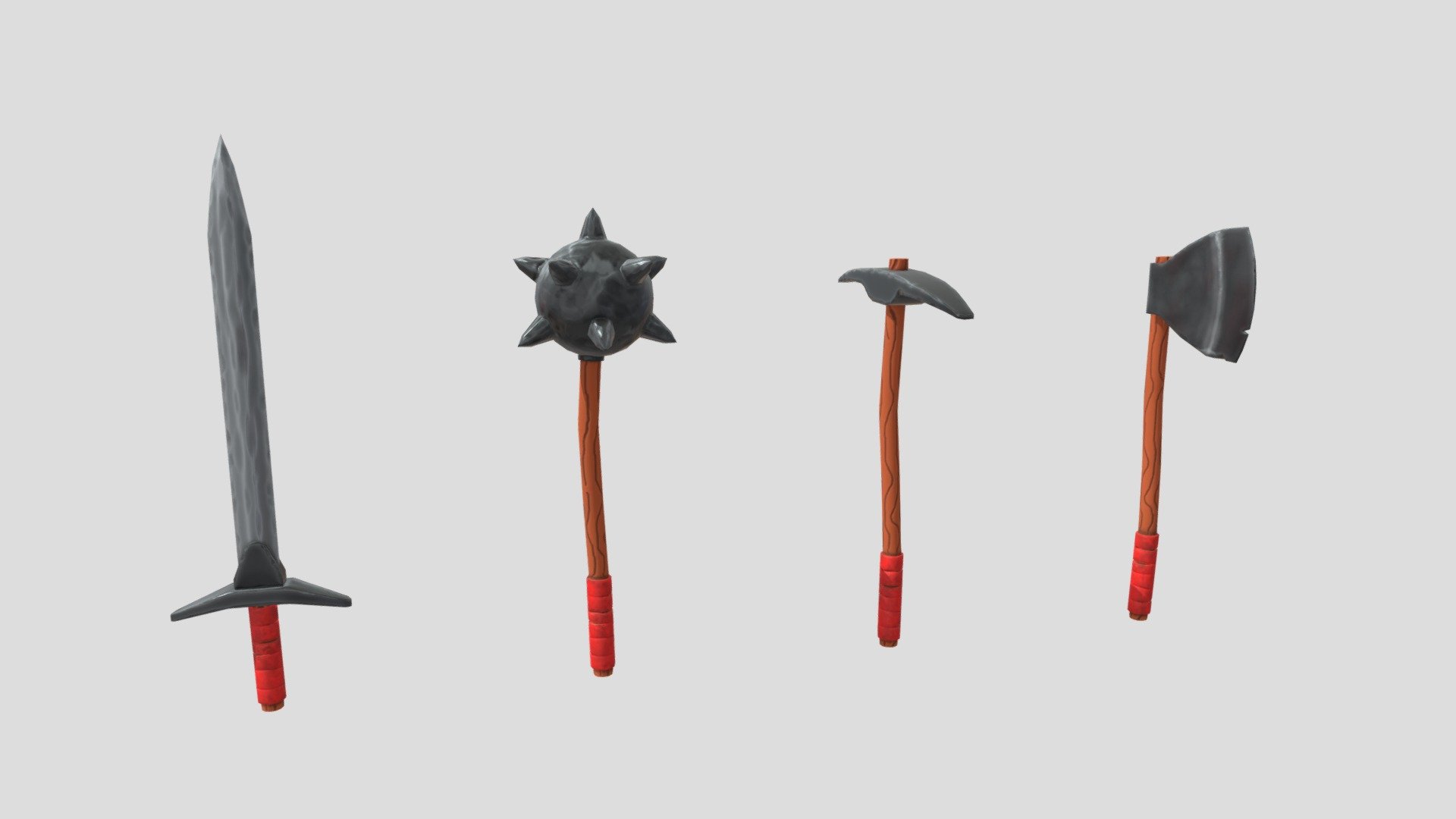 Basic Stylized Tools - Download Free 3D model by kevinvonbriel [f332656 ...