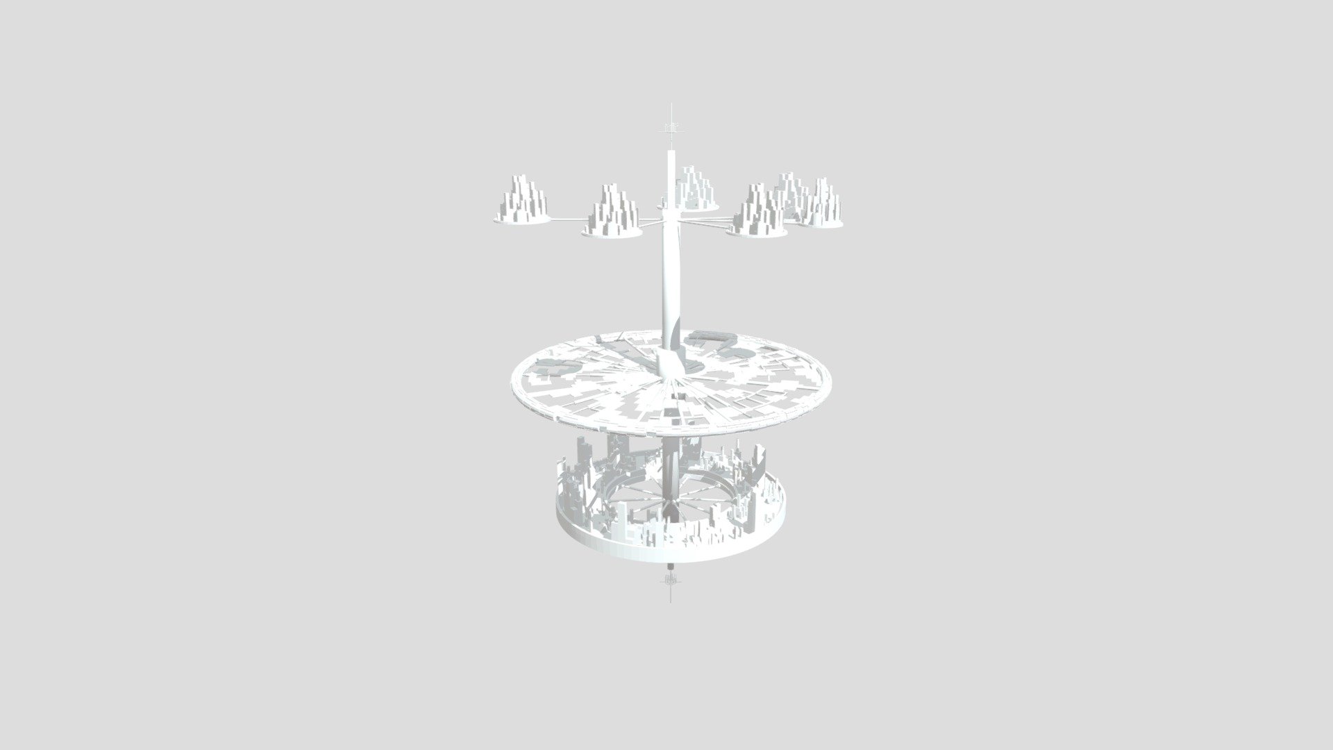 Sci-fi Space Life Center - Download Free 3D model by zaaemu (@zaaemu321 ...