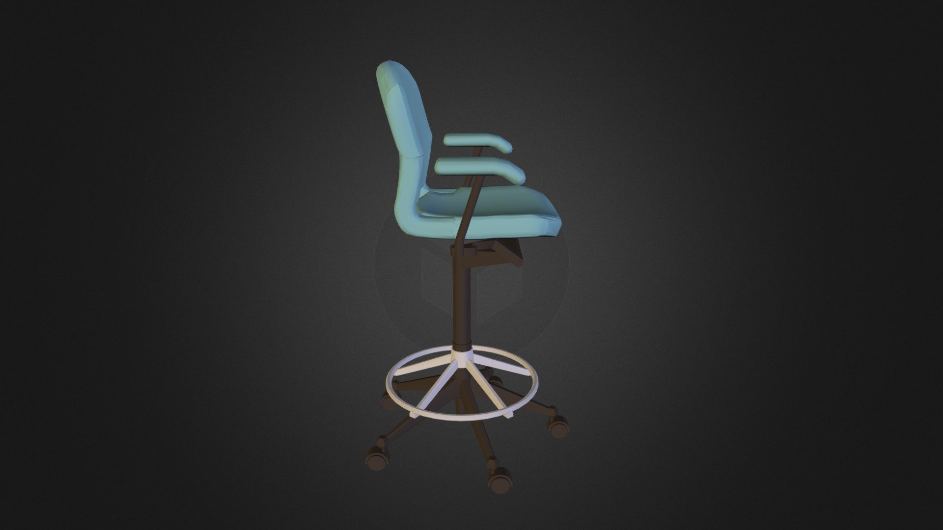 Equa 2 Stool - 3D model by Herman Miller, Inc. (@hermanmiller) [f333512 ...